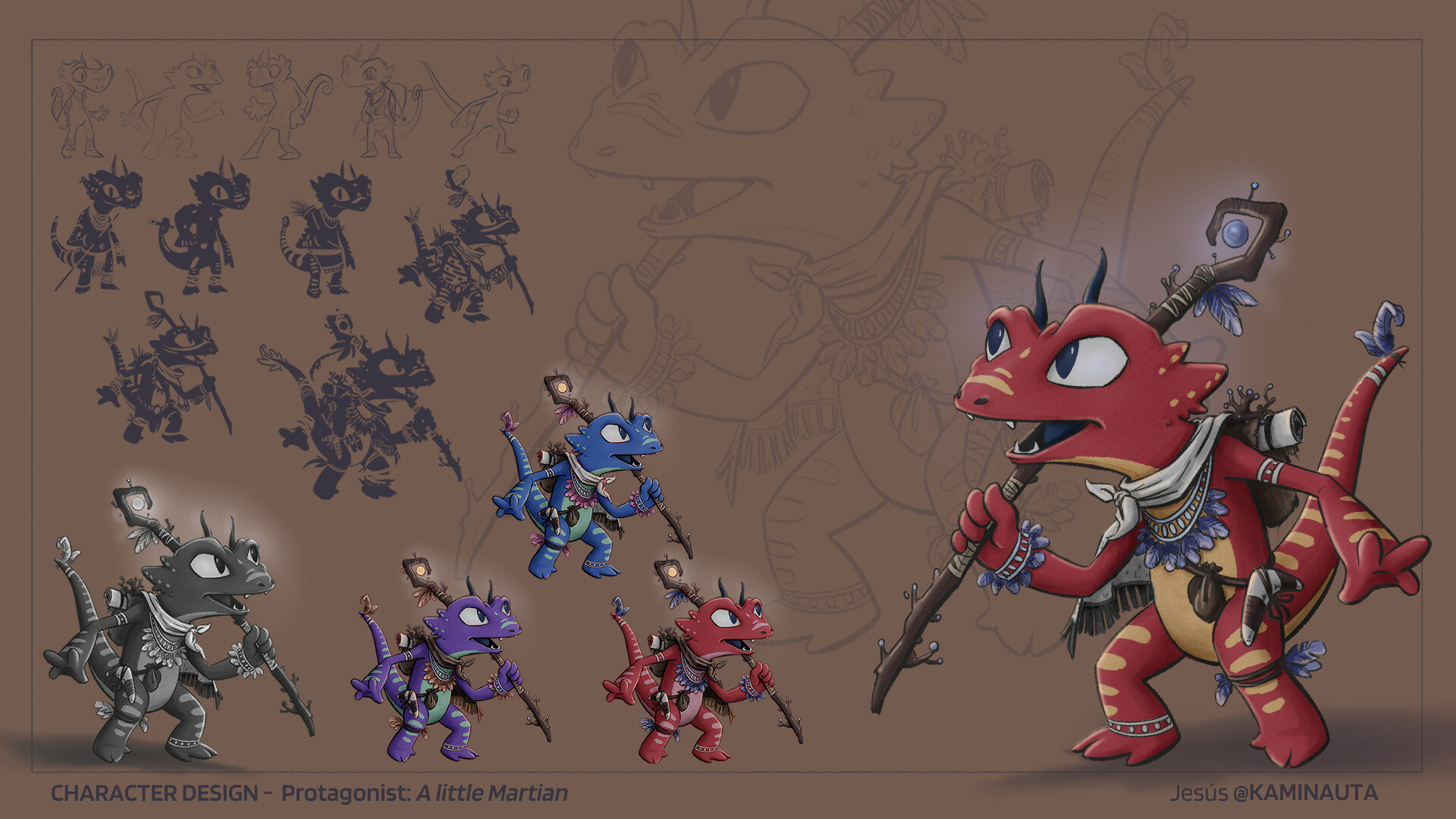 ArtStation - Designs for a story of Martians and Earthlings