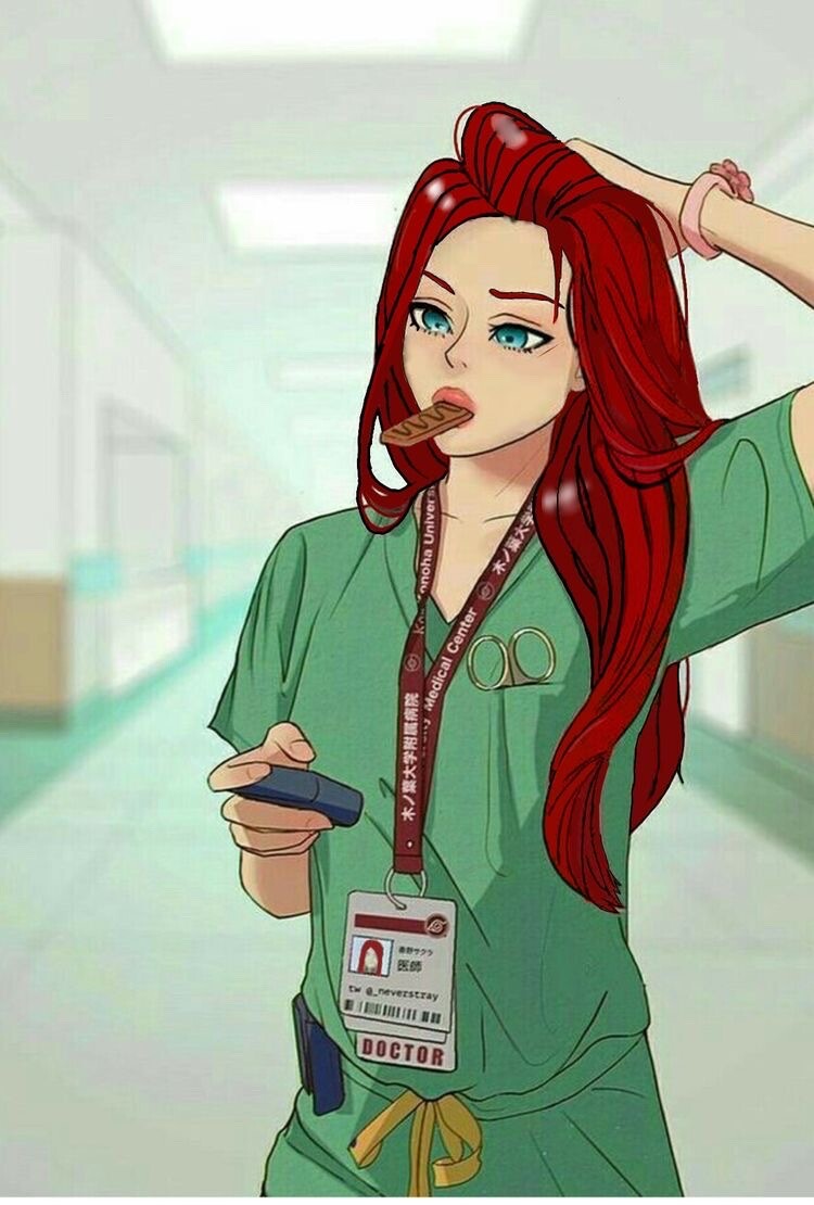 ArtStation - Picture of a doctor,in her hospital.