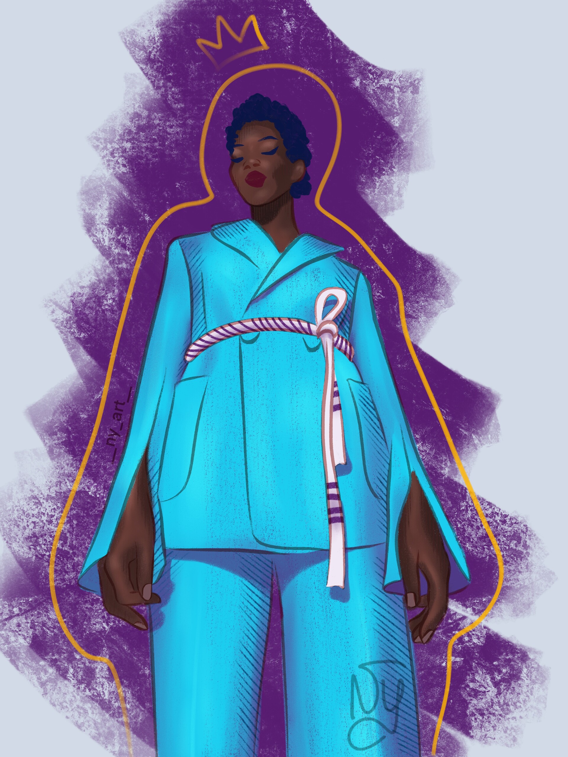 ArtStation - Blue suit