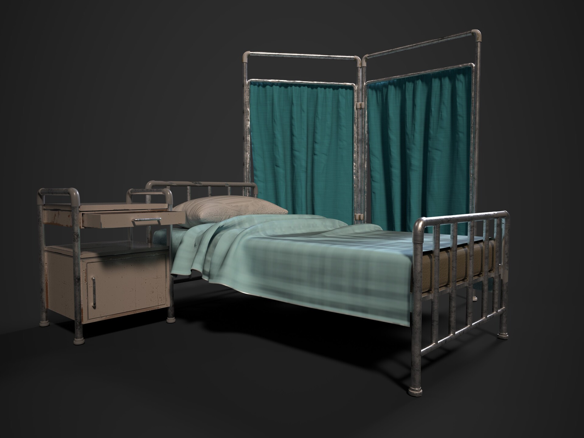 ArtStation - Hospital Props