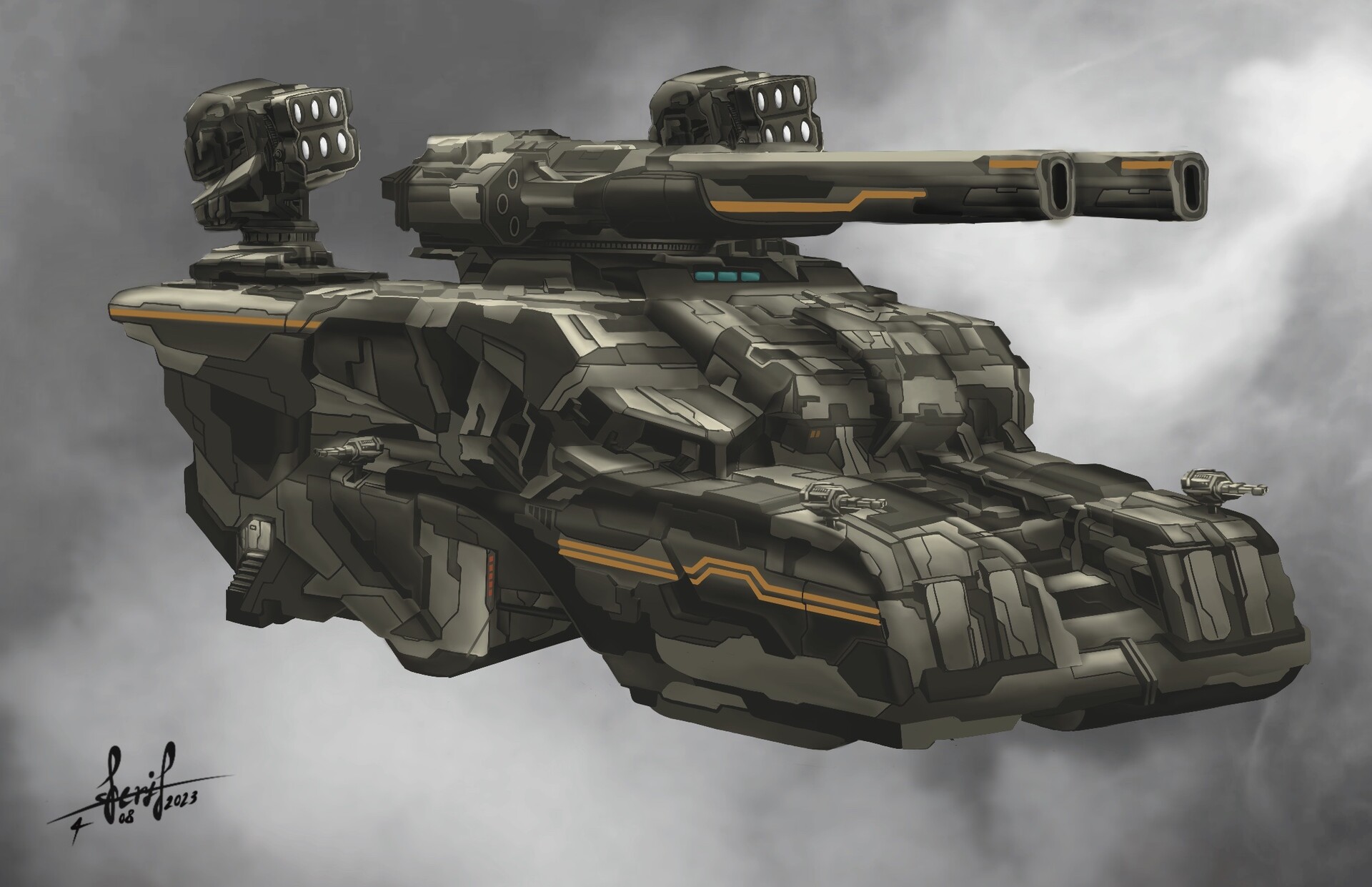 ArtStation - Branak Superheavy Tank