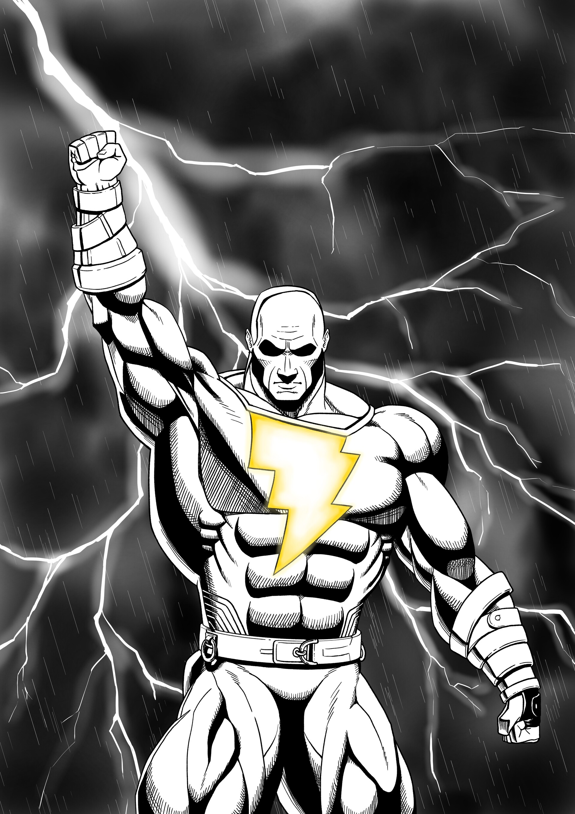 ArtStation - Black Adam lightning