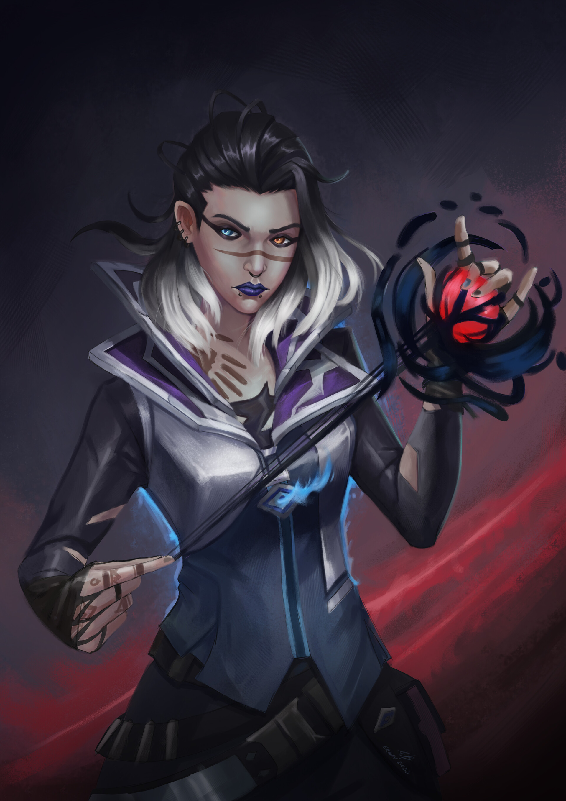 ArtStation - Valorant Fade fan art