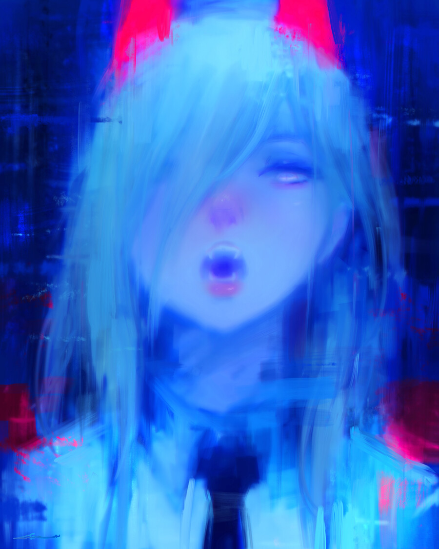 ArtStation - Meow! - Power (Chainsaw Man)