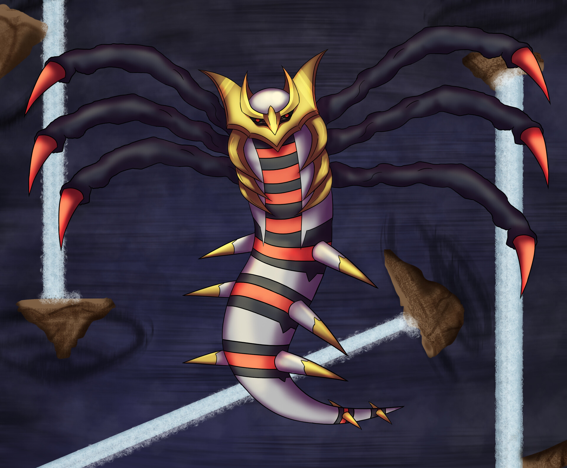 Giratina Origin Form Drawing