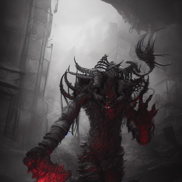 ArtStation - Demon Lord of Derivation: Lost brother Eberus