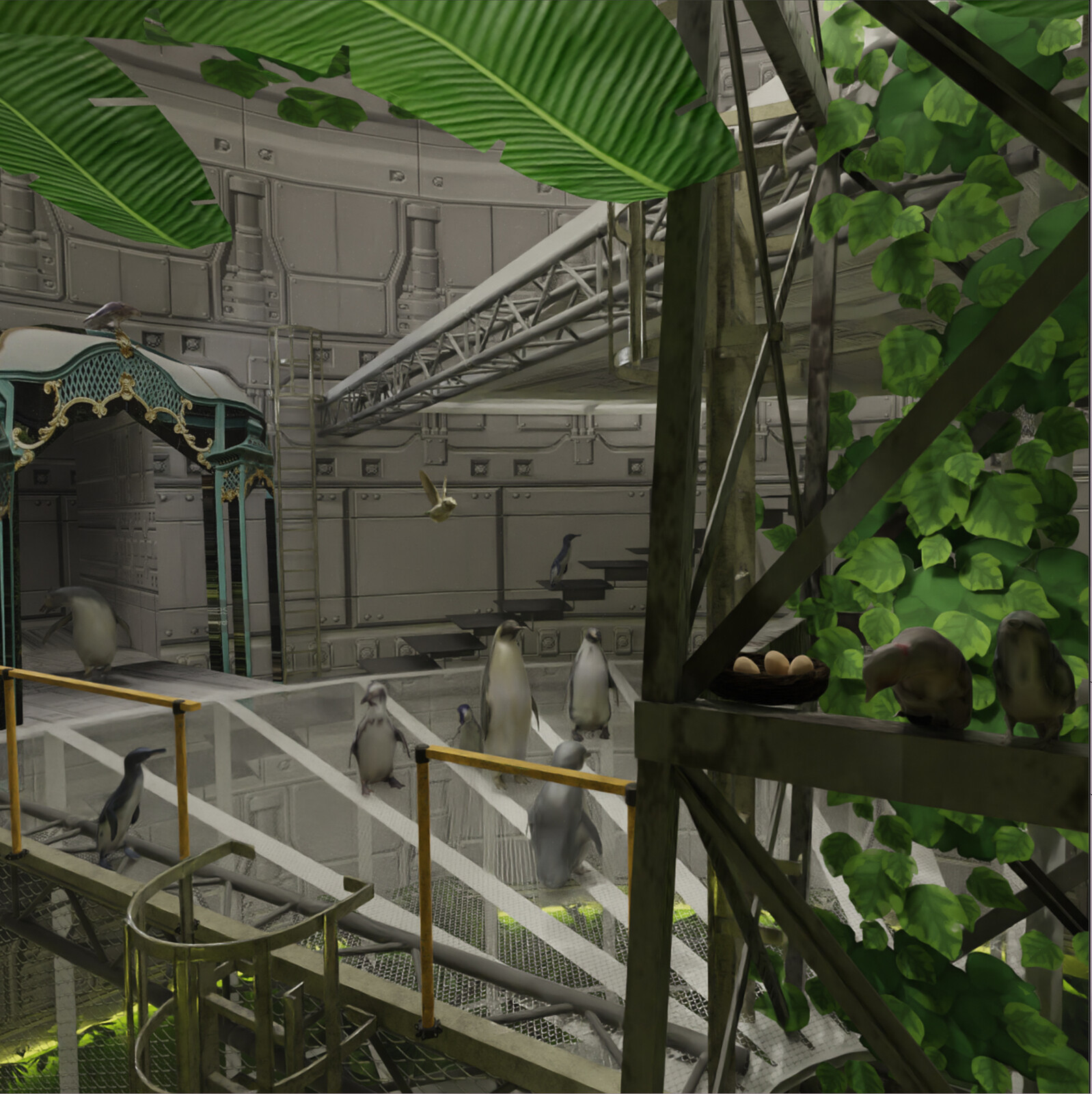 Owen Melisek - Genetics Lab Environment Concept Art