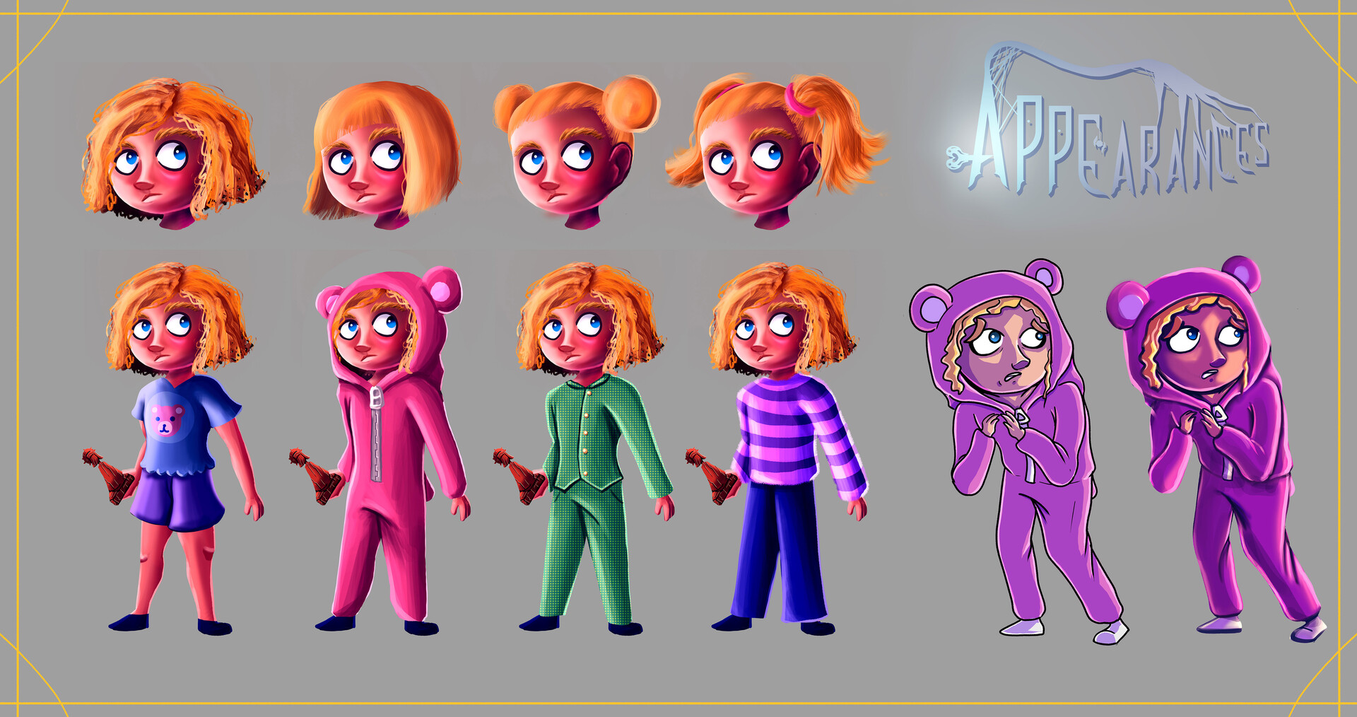 Gabrielle Vager - Appearances (Character design Suzy)