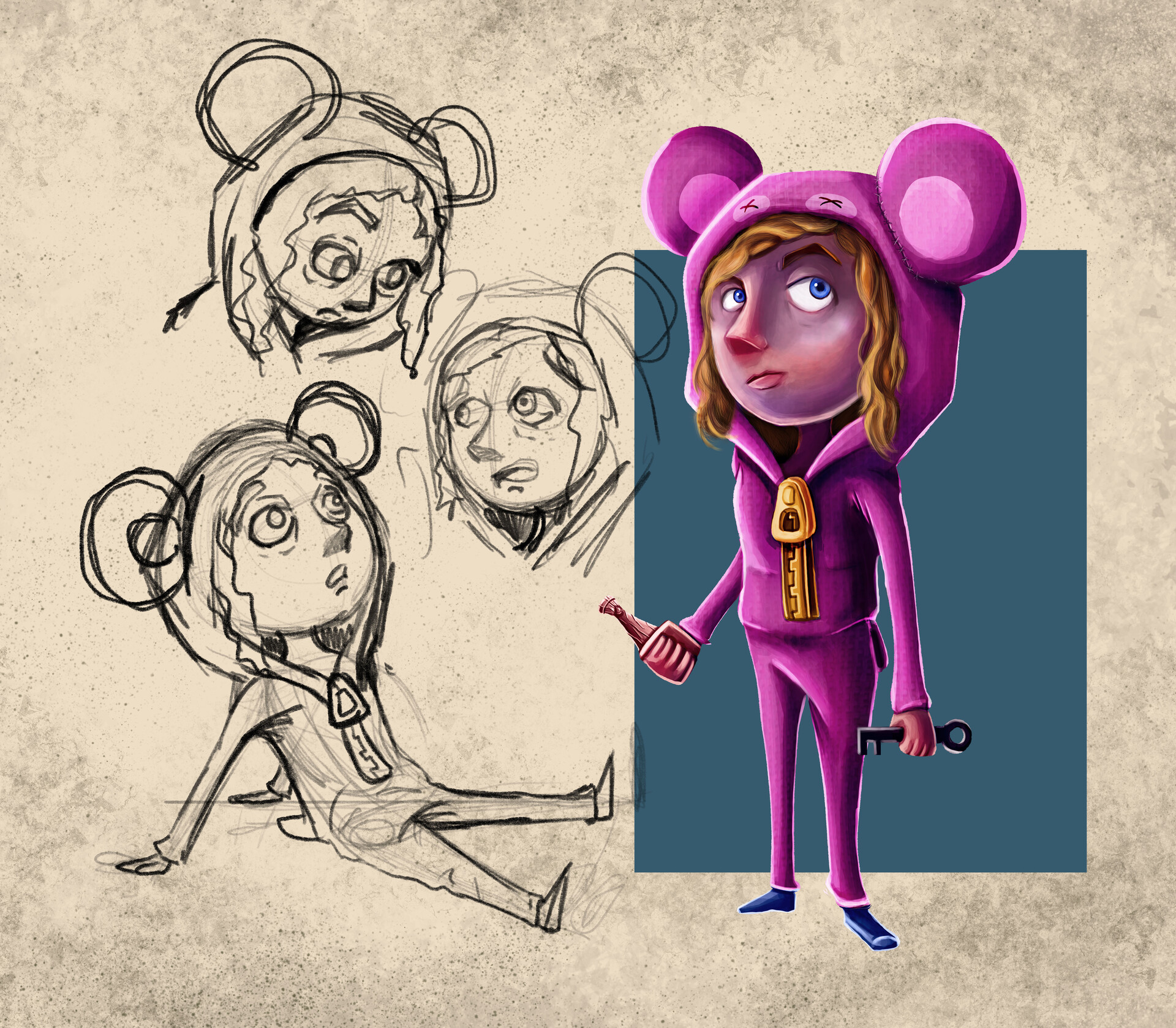 Gabrielle Vager - Appearances (Character design Suzy)