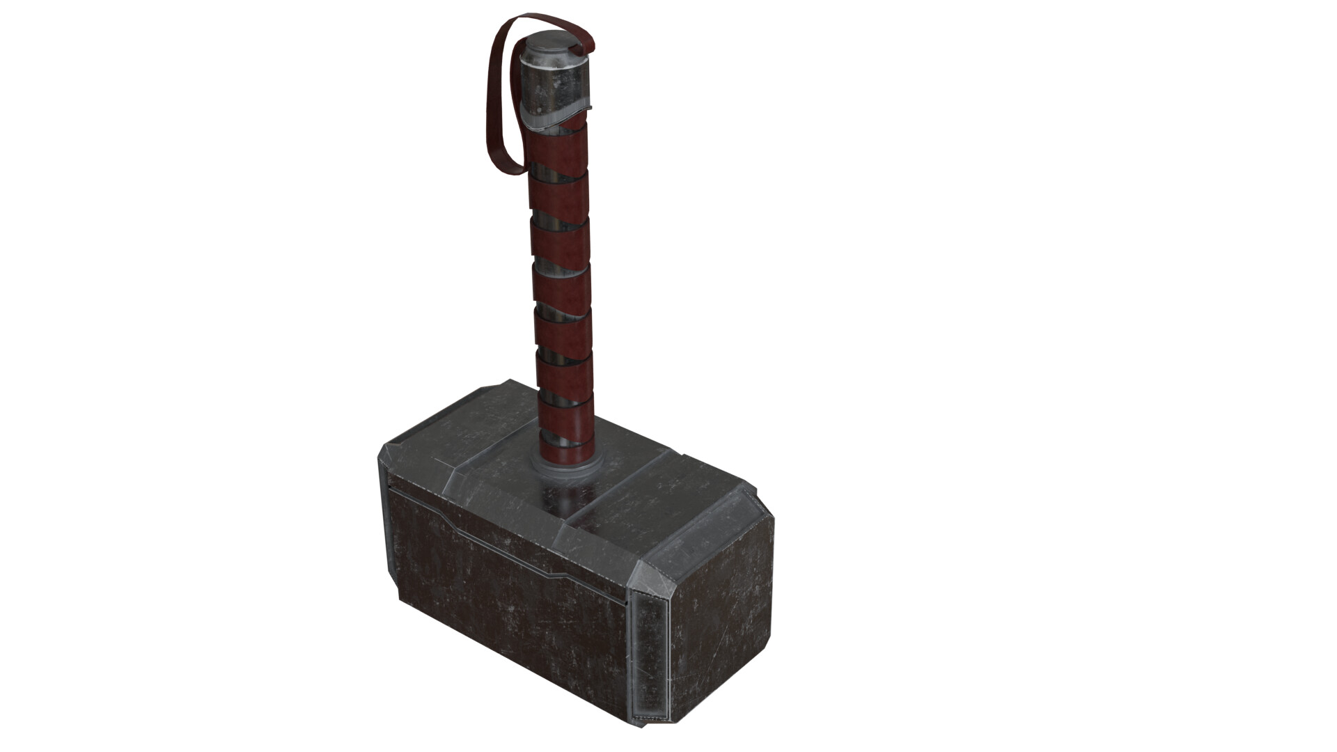 ArtStation - Mjolnir hammer remake