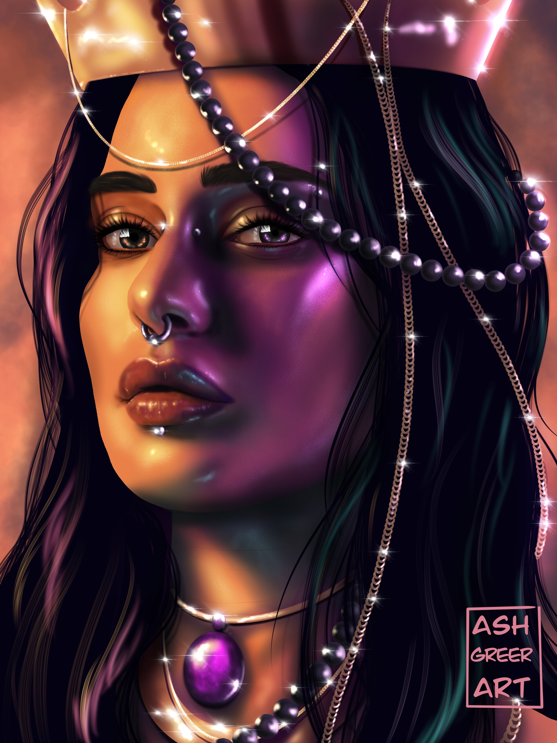 ArtStation - Neon Queen