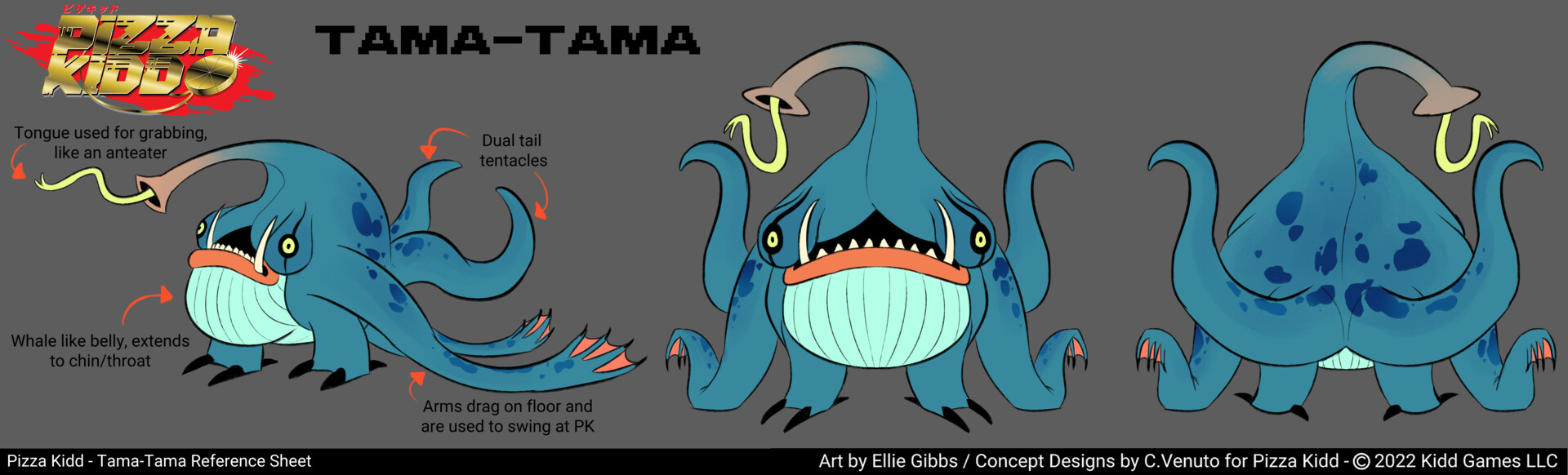 ArtStation - Tama-Tama - Character Sheet [Pizza Kidd]