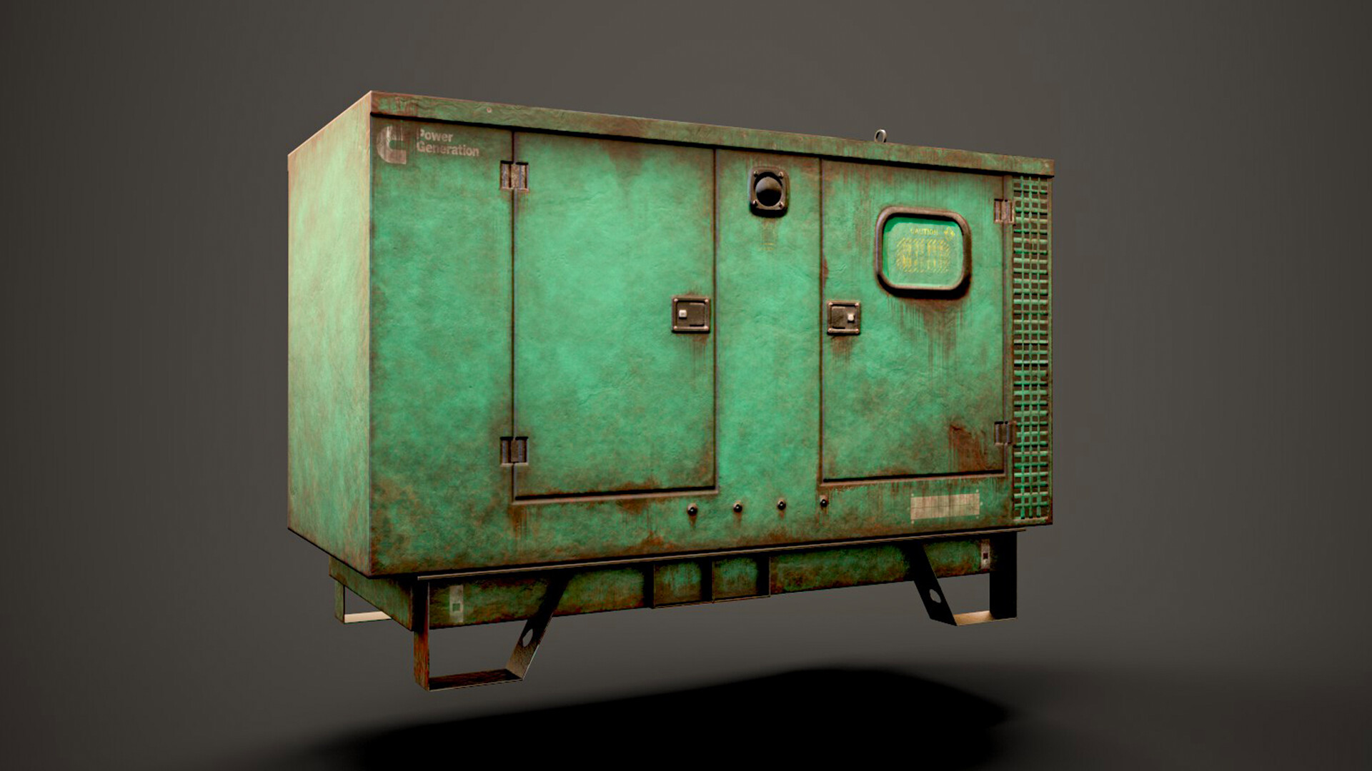 ArtStation - Rusted Power Generator