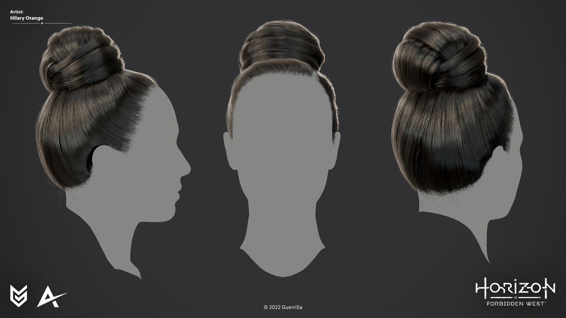 Hilary Orange - Quen Hair 01 - Horizon Forbbiden West