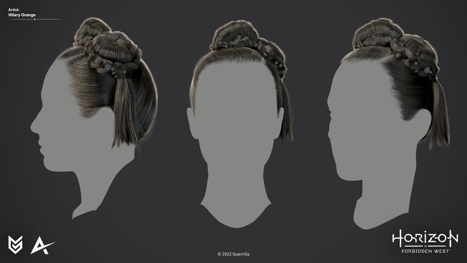 Hilary Orange - Quen Hair 05 - Horizon Forbbiden West