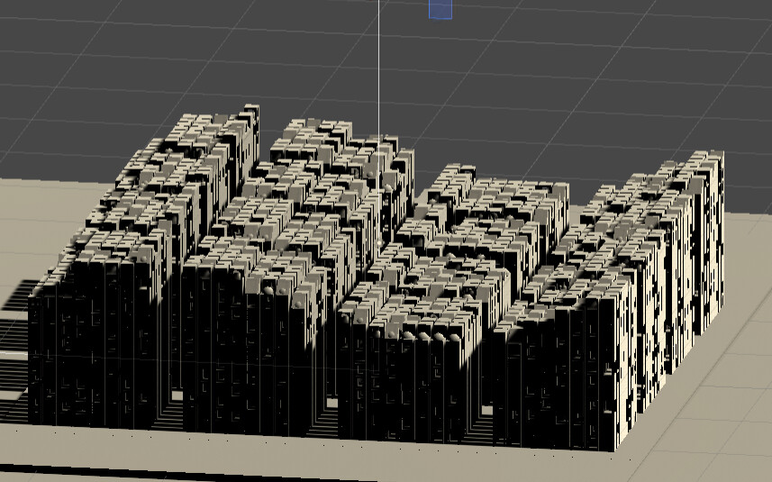 ArtStation - Procedural generated city