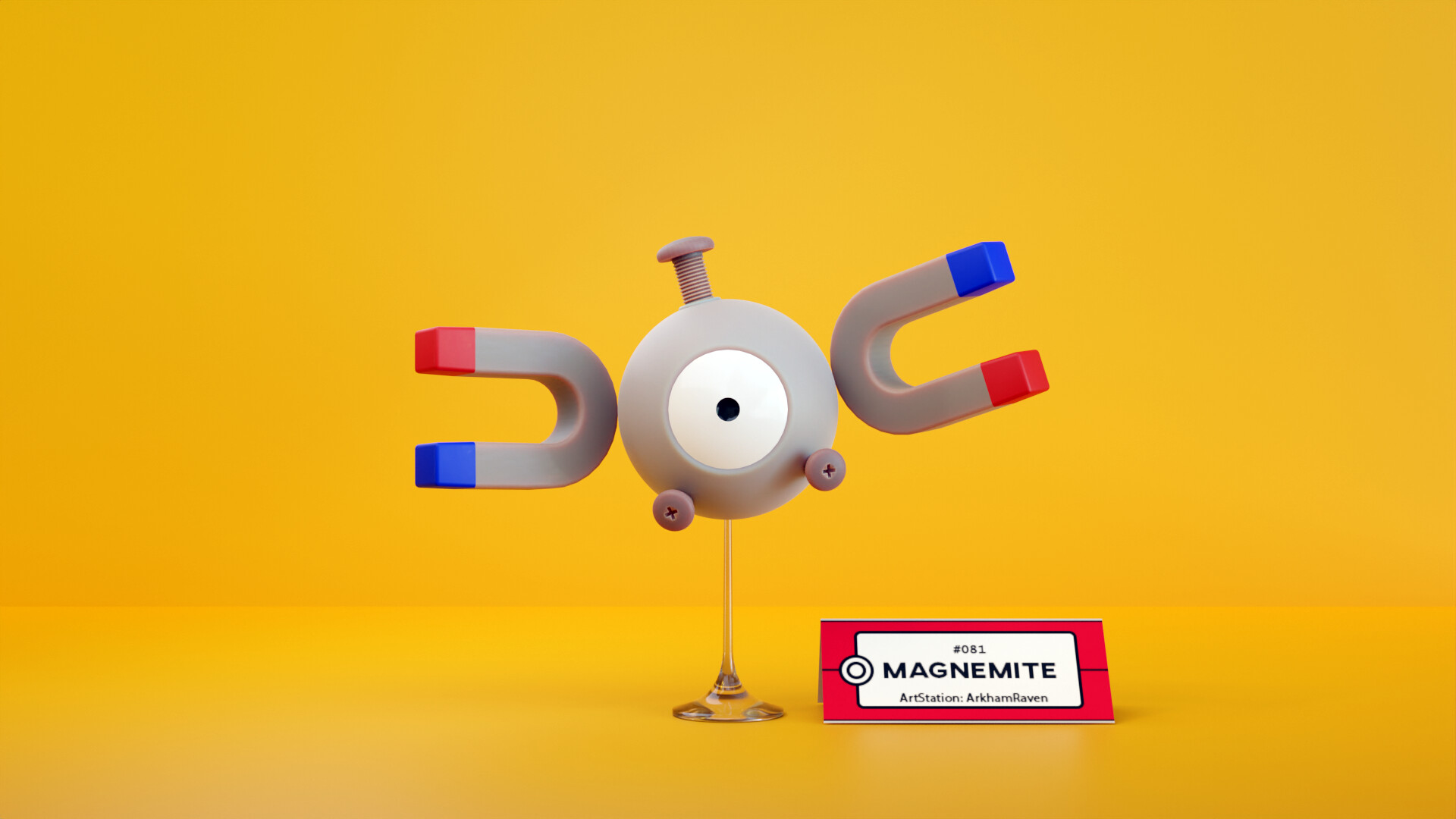 ArtStation - Magnemite Figurine