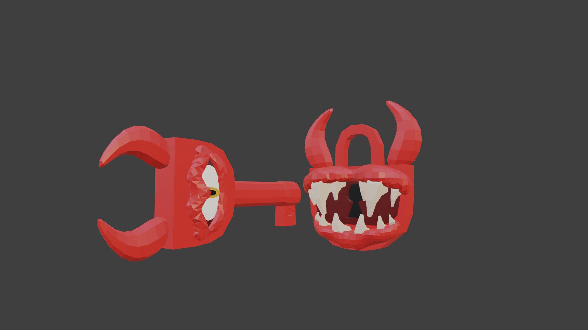 ArtStation - 3D Devil Lock