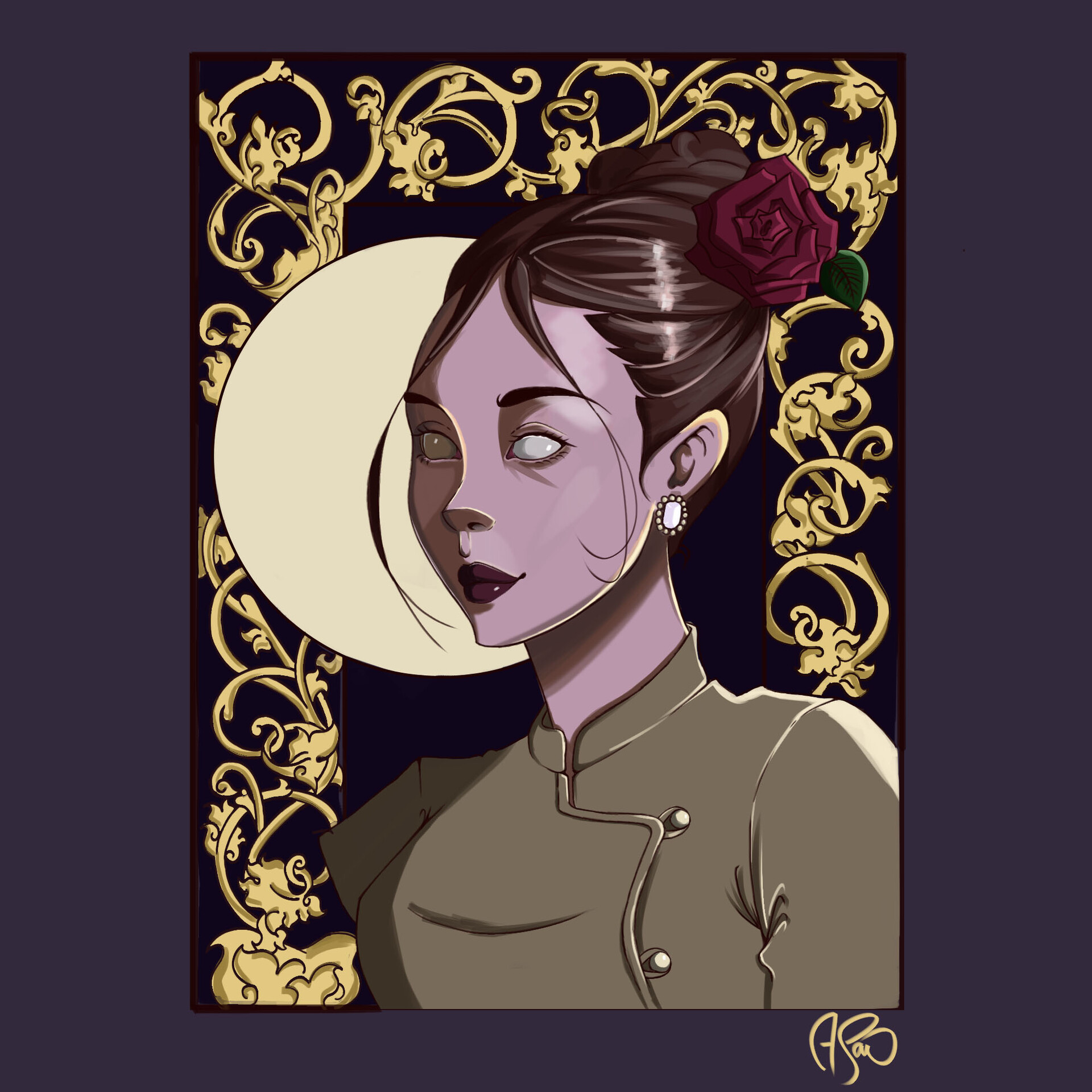 ArtStation - Myanma Woman 💜