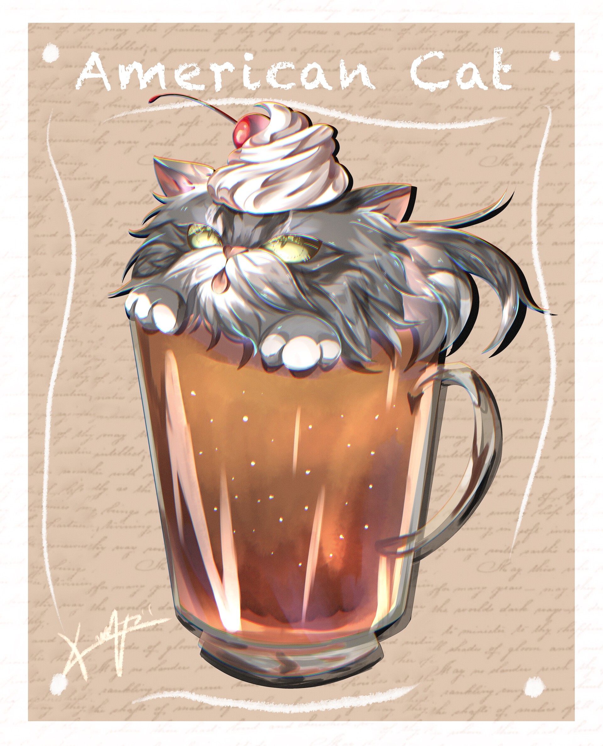ArtStation - Coffee Cat