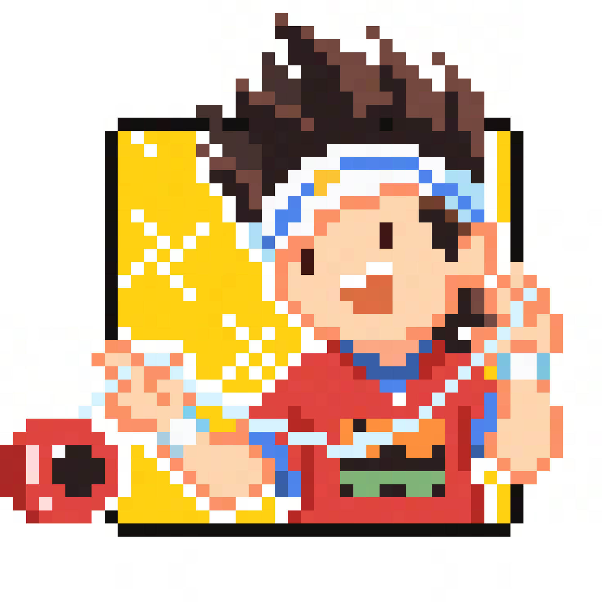 Zhan Kira - pixel art， animated characters 5，画神深圳线下ACG活动群、外包群：397595476