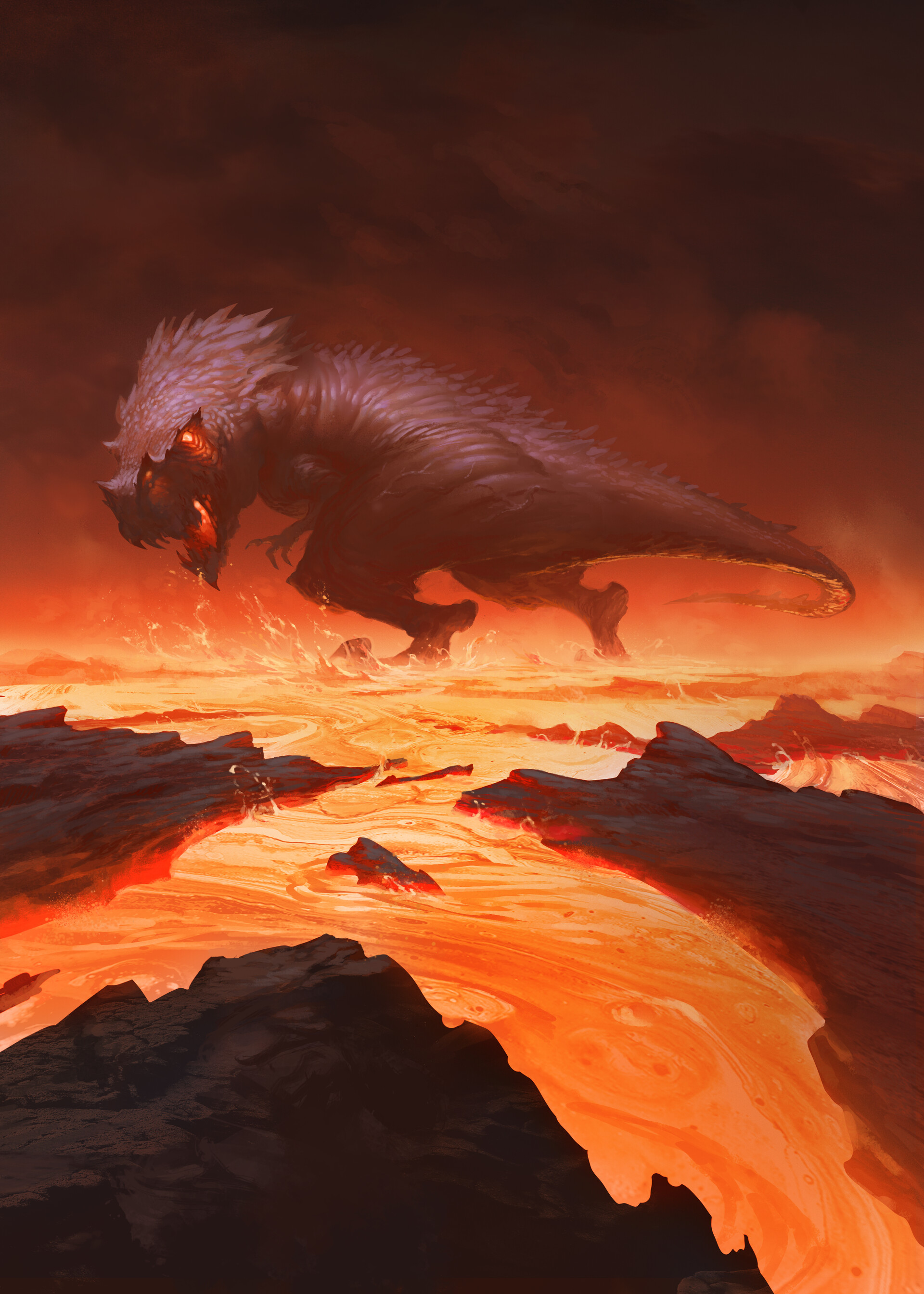 ArtStation - Argent Saga - Tyrantus, Primeval Ruler