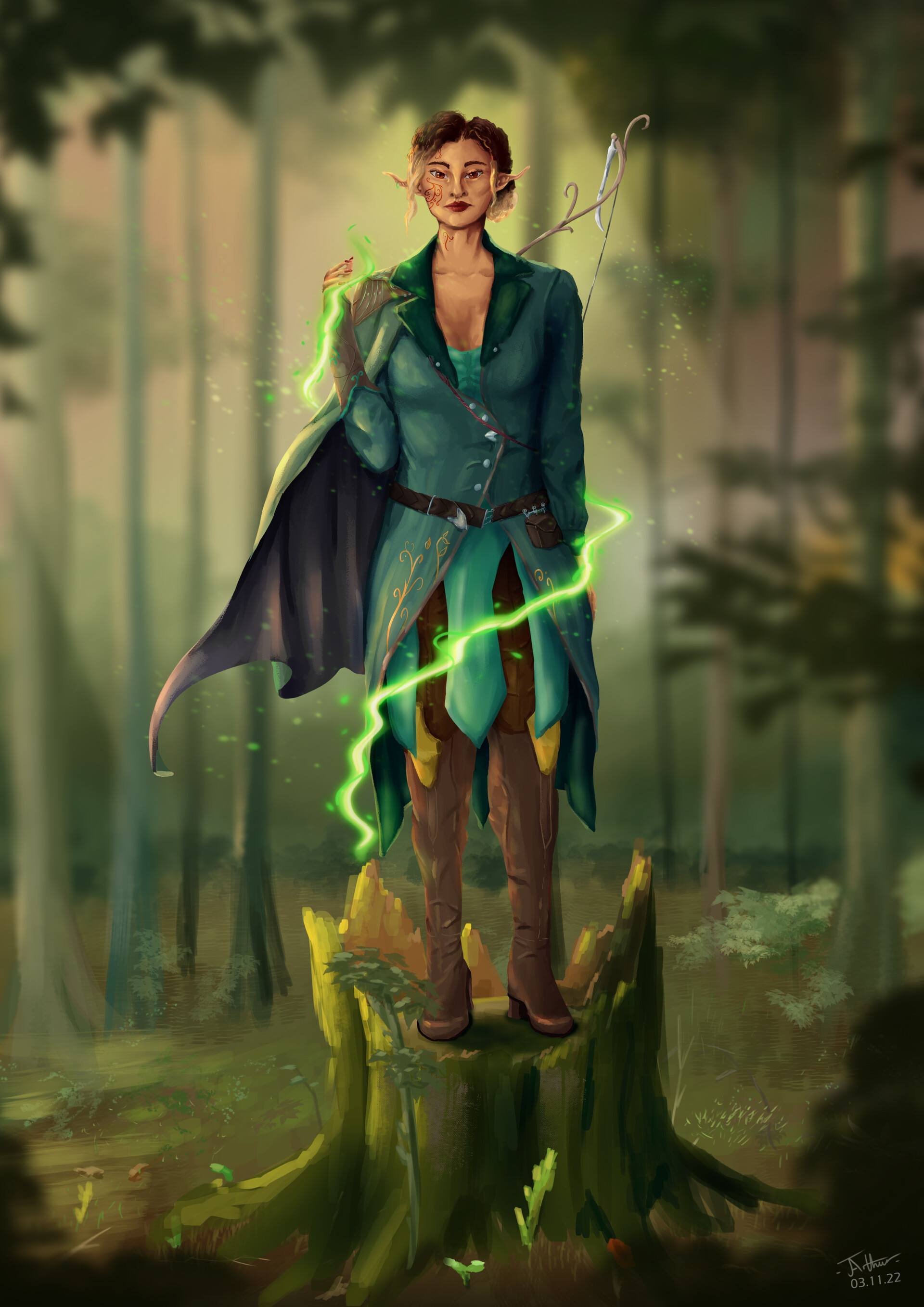 ArtStation - Character Portrait - Elph Project - Deliana Tighs