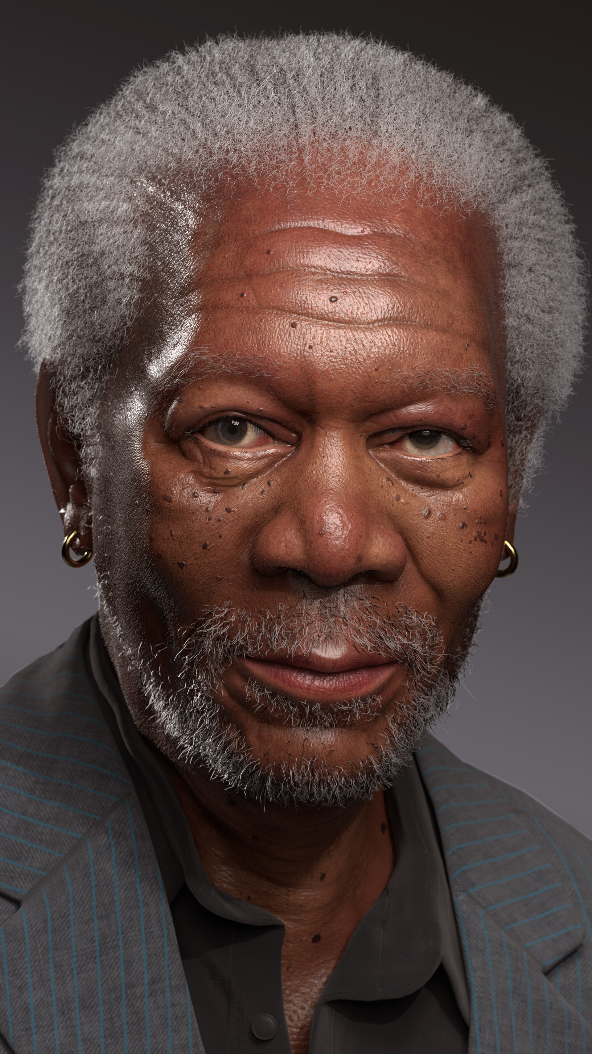 ArtStation - Morgan Freeman