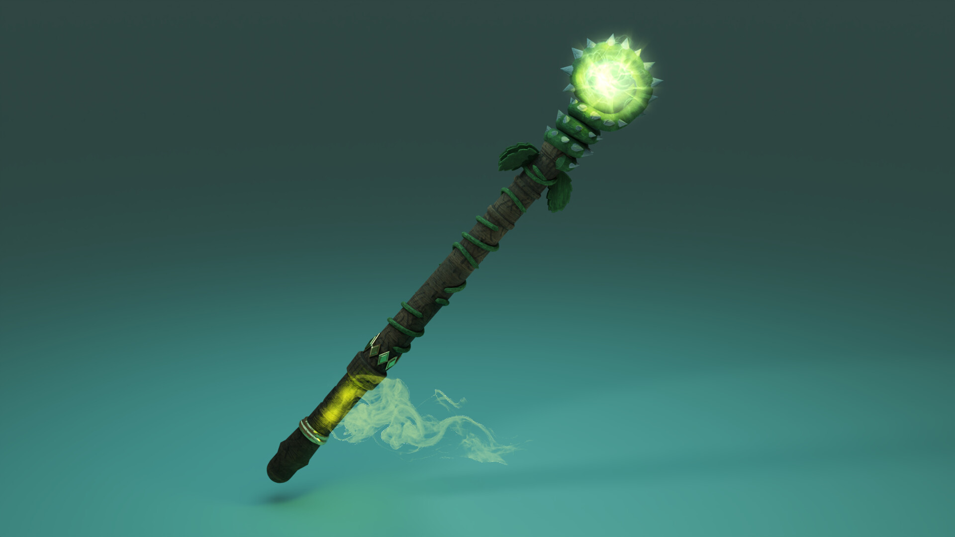 ArtStation - Nature Staff 3D Model