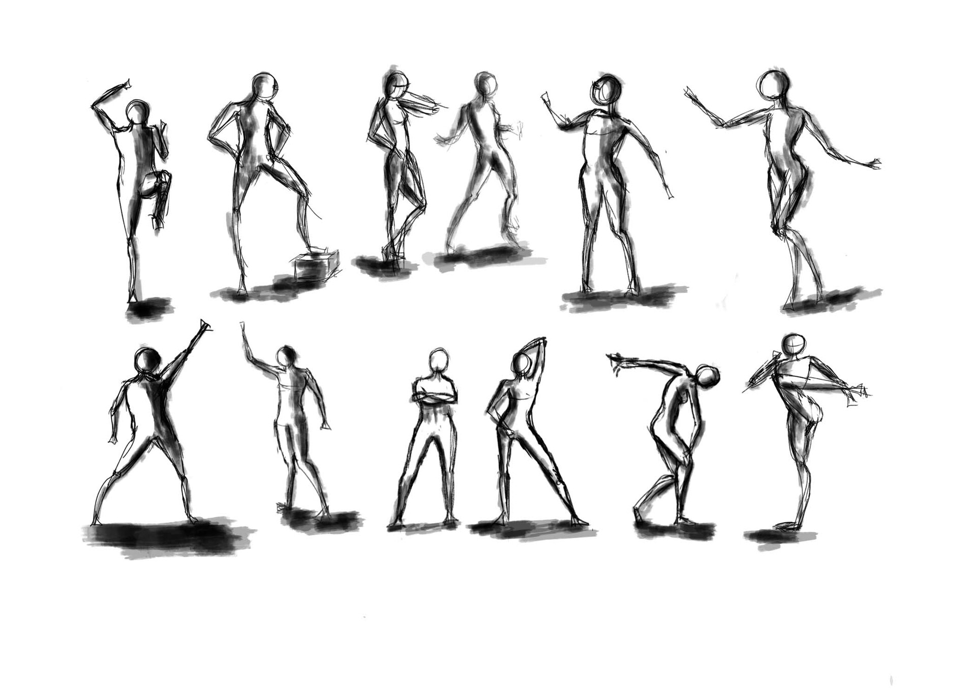 ArtStation - Gesture Study