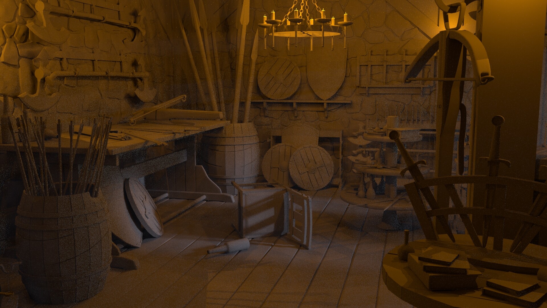 ArtStation - Medieval Interior