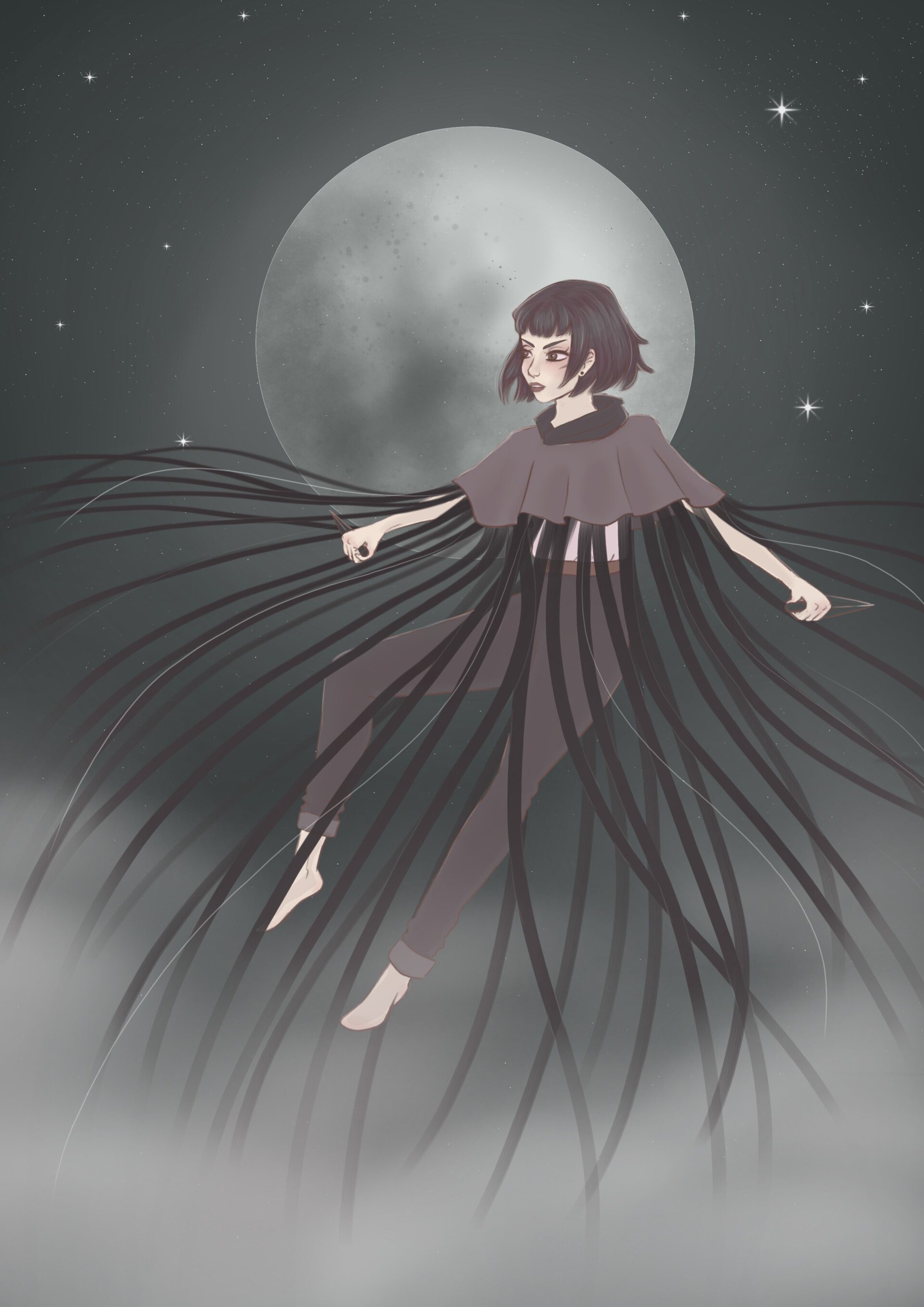 ArtStation - Vin fanart (mistborn)