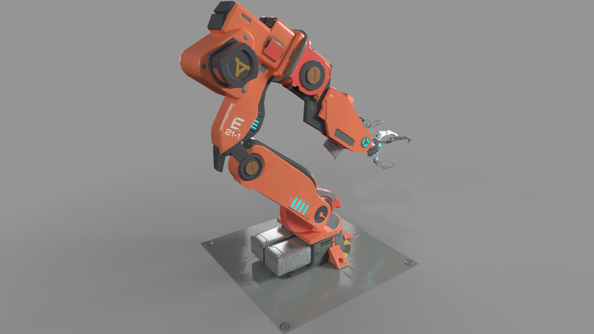 Bruno Cano - Mech Arm - Hardsurface Study (Real-Time)