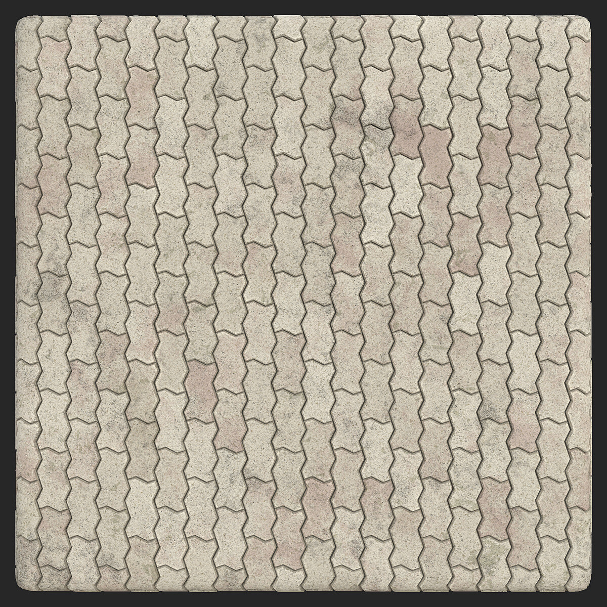 TextureCan - Zig Zag Unipaver Block Bricks (FREE PBR Texture)