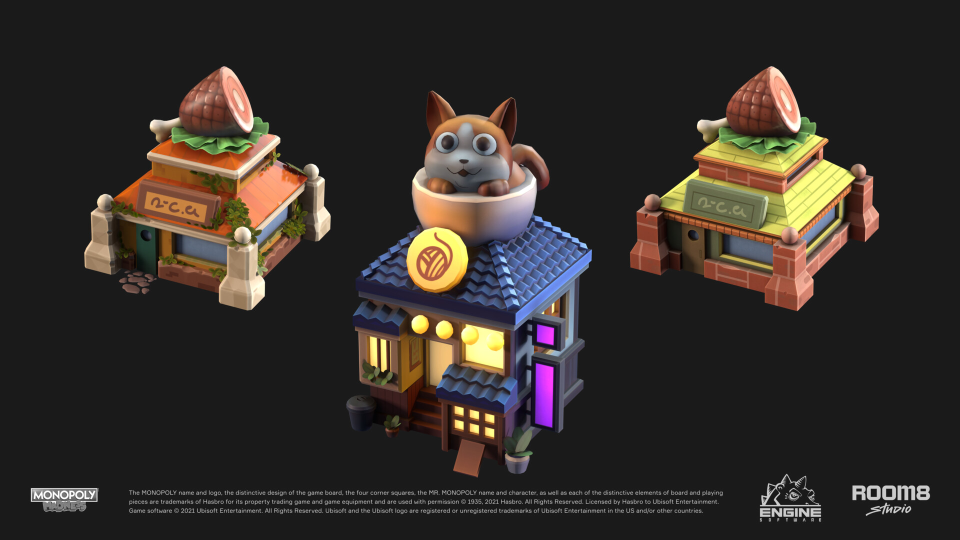 Room 8 Studio - Portfolio - Stylized Buldings Pack