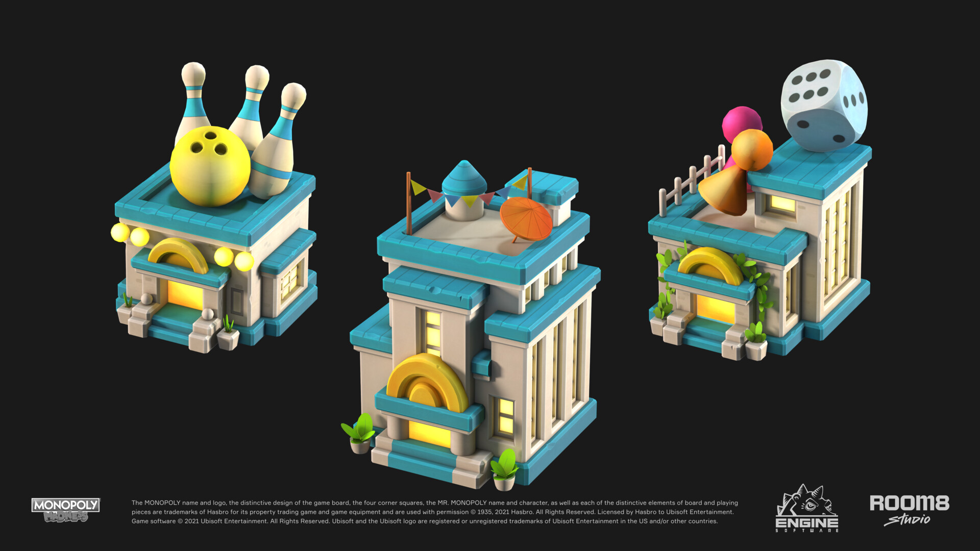 Room 8 Studio - Portfolio - Stylized Buldings Pack