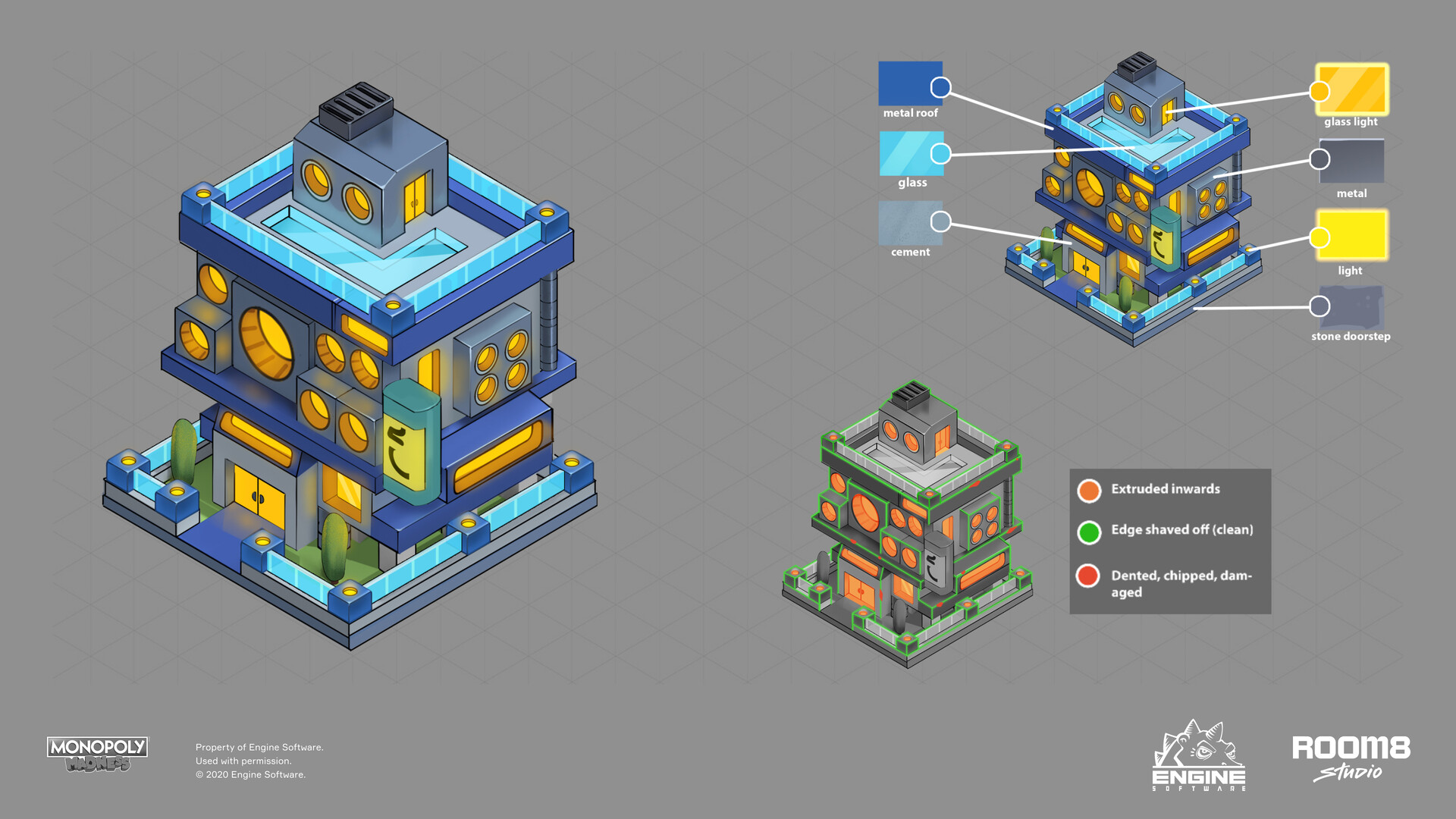 Room 8 Studio - Portfolio - Stylized Buldings Pack