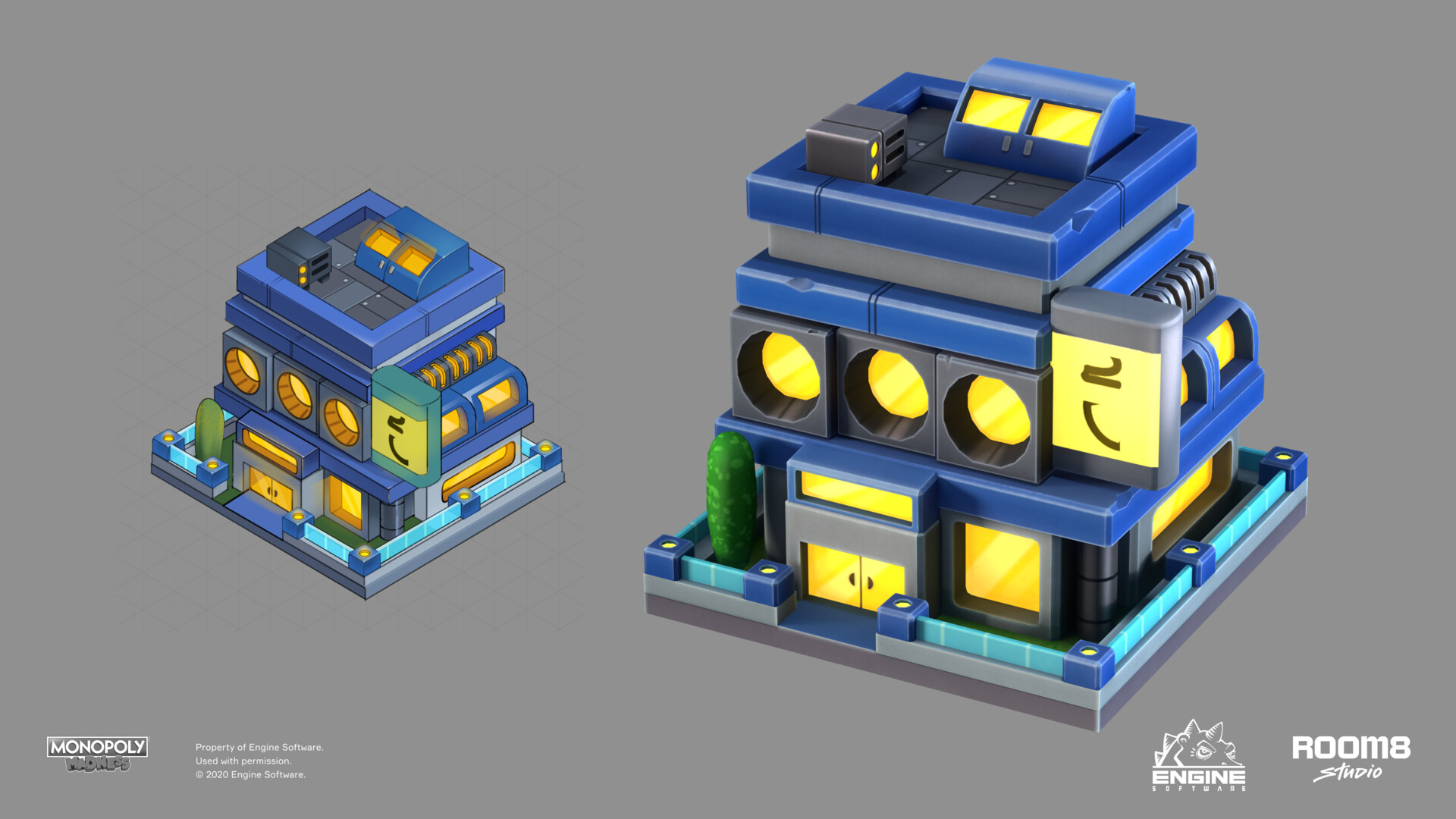 Room 8 Studio - Portfolio - Stylized Buldings Pack