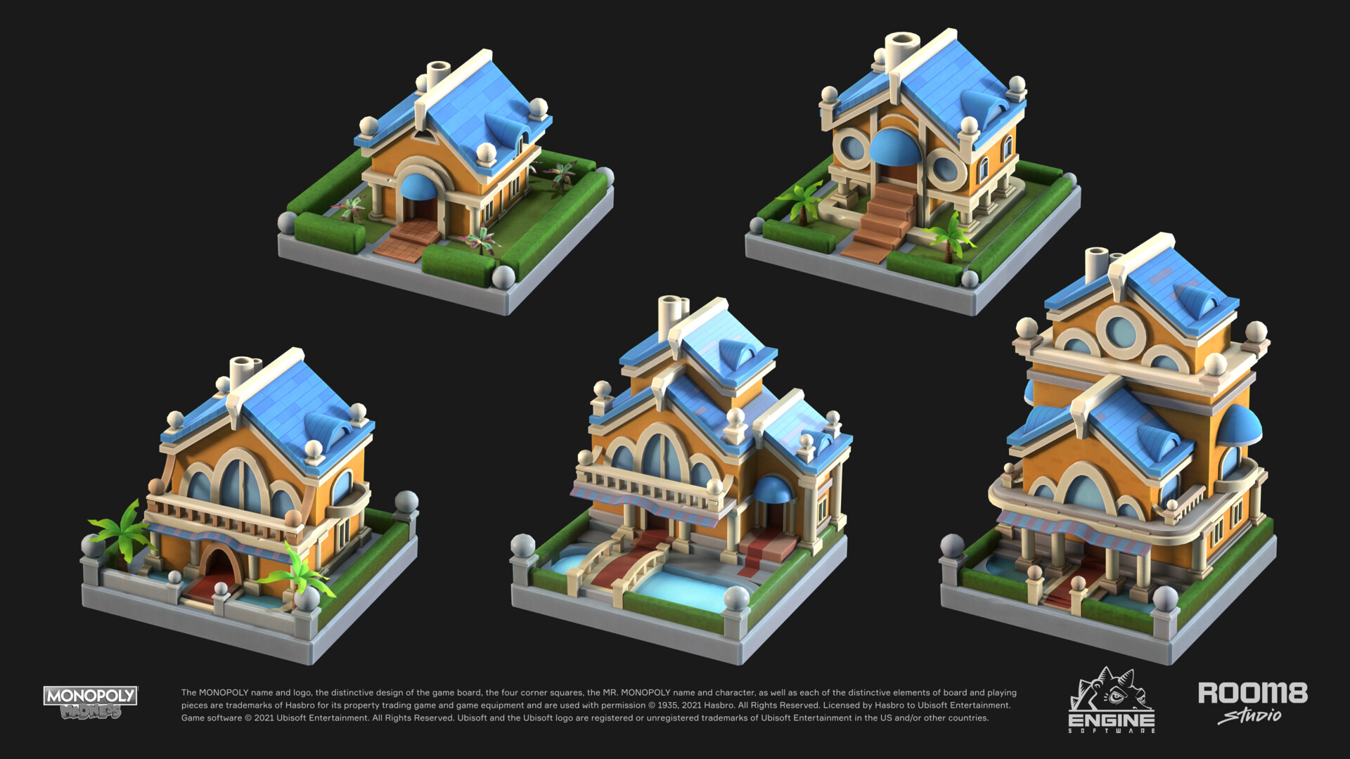 Room 8 Studio - Portfolio - Stylized Buldings Pack