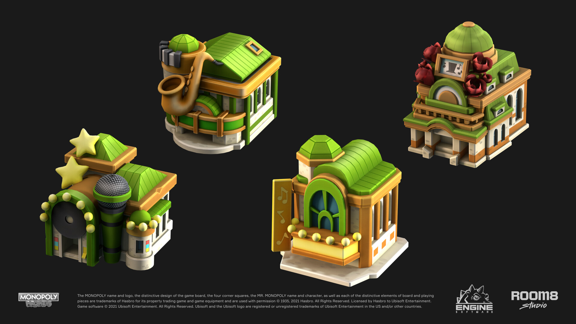 Room 8 Studio - Portfolio - Stylized Buldings Pack