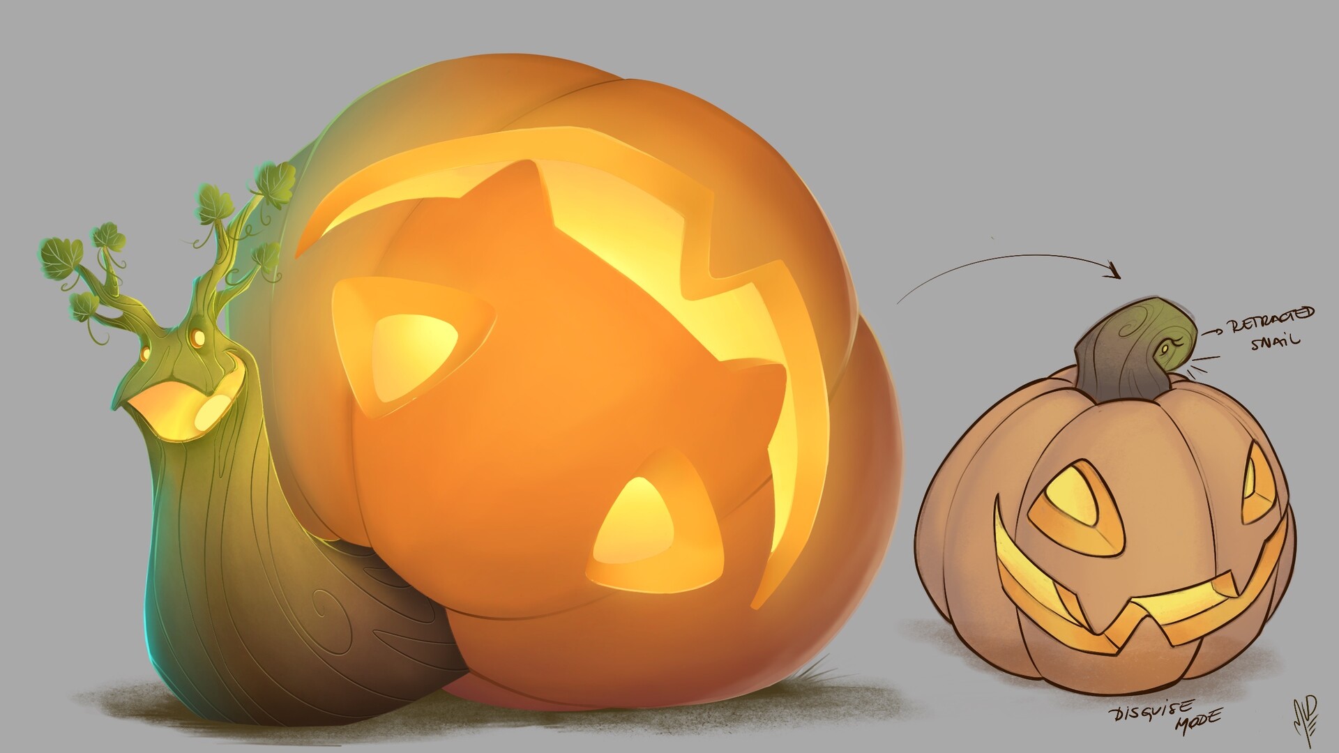 ArtStation - Pumpkin Snail