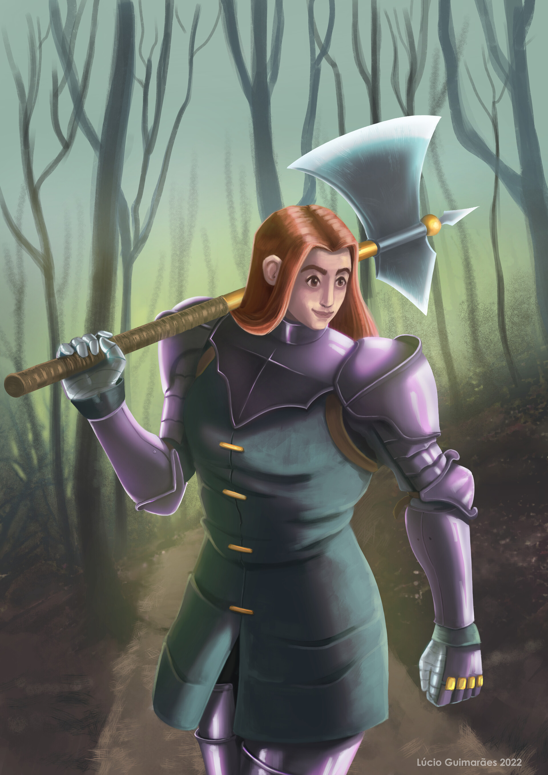 ArtStation - Girl with axe