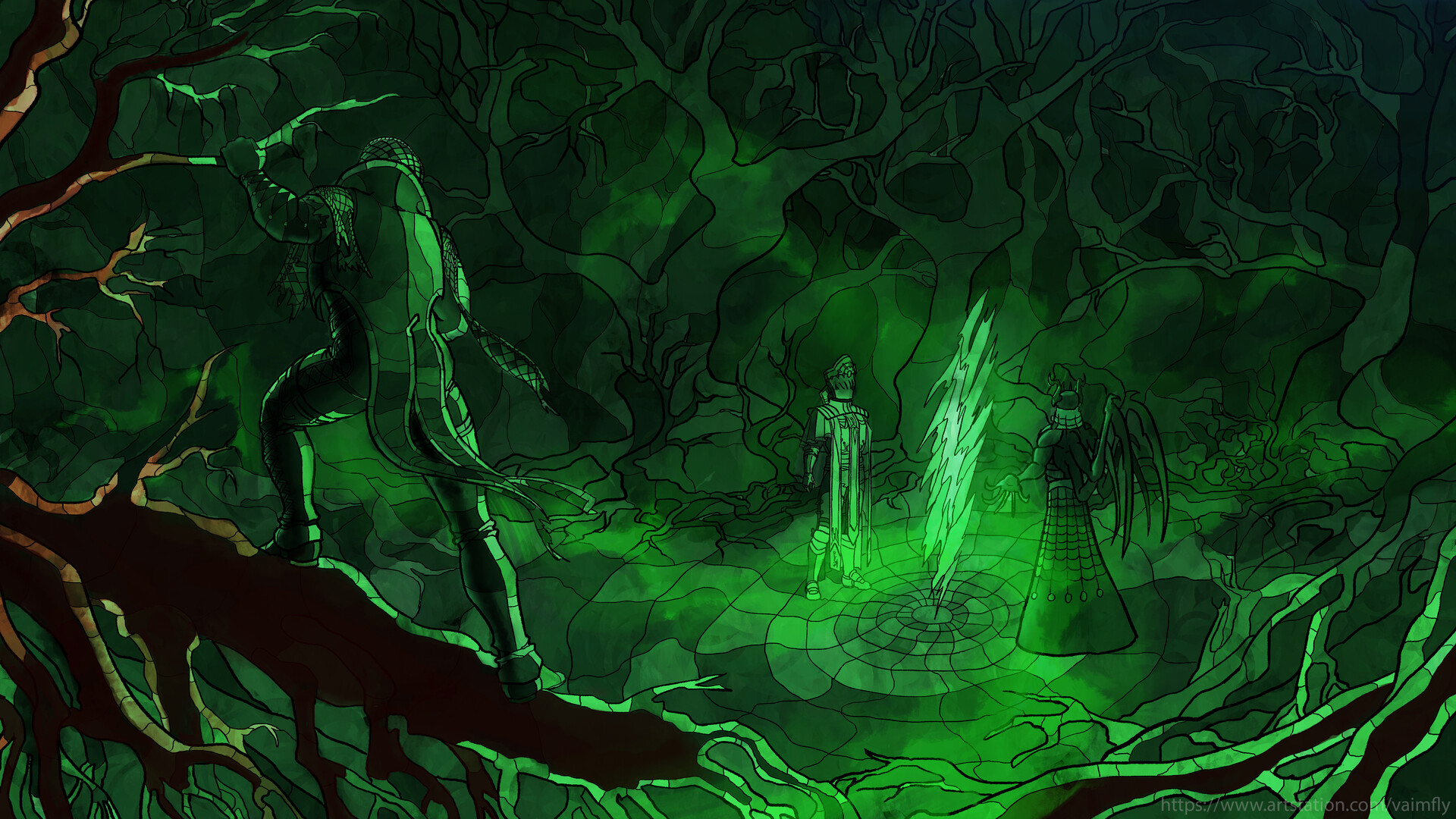 ArtStation - Explication - artistic solution for the student cartoon ...