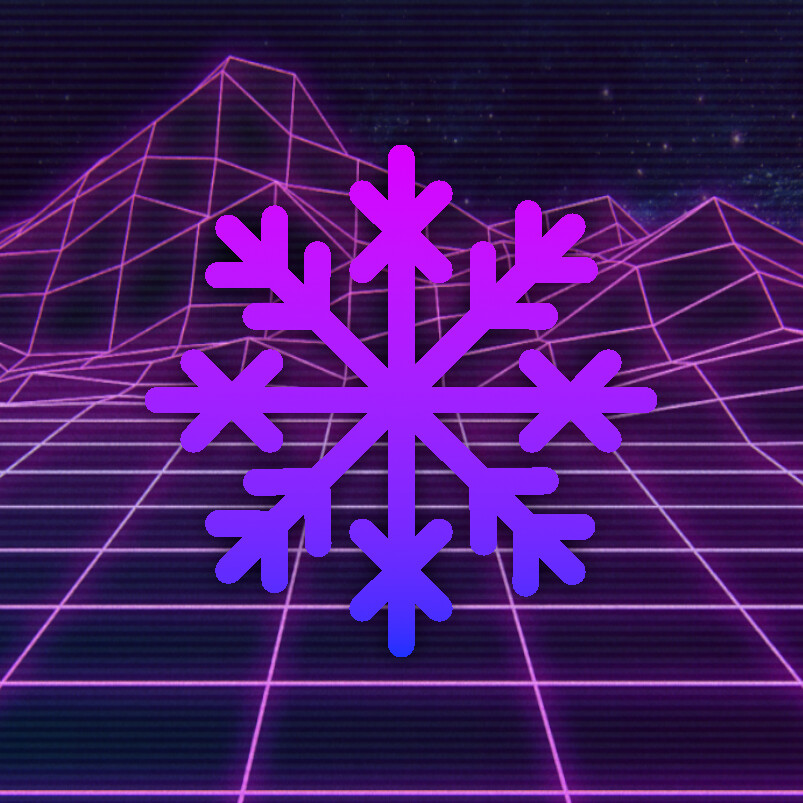 ArtStation - Retrowave Snowflake
