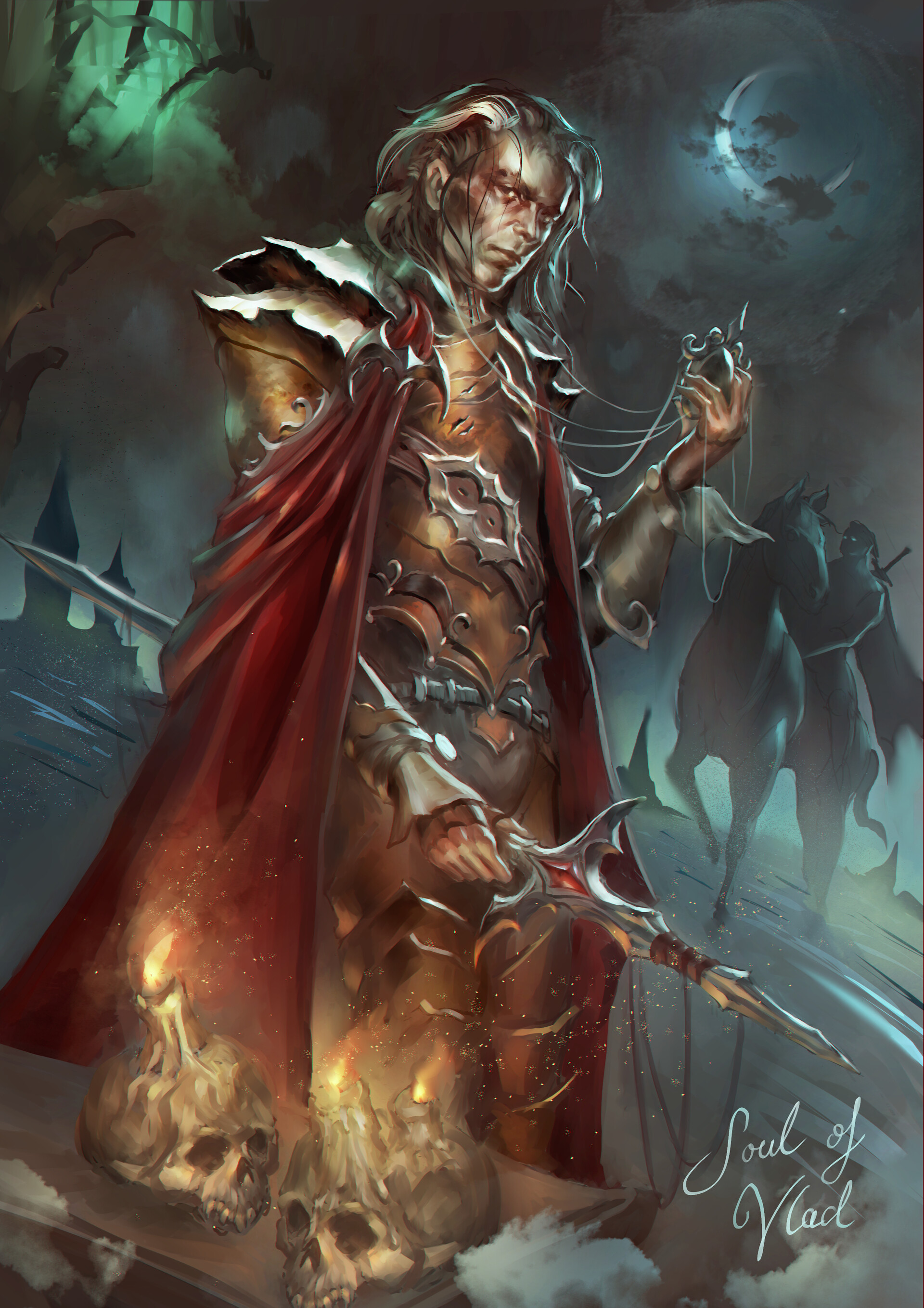 ArtStation - A Red Cloak