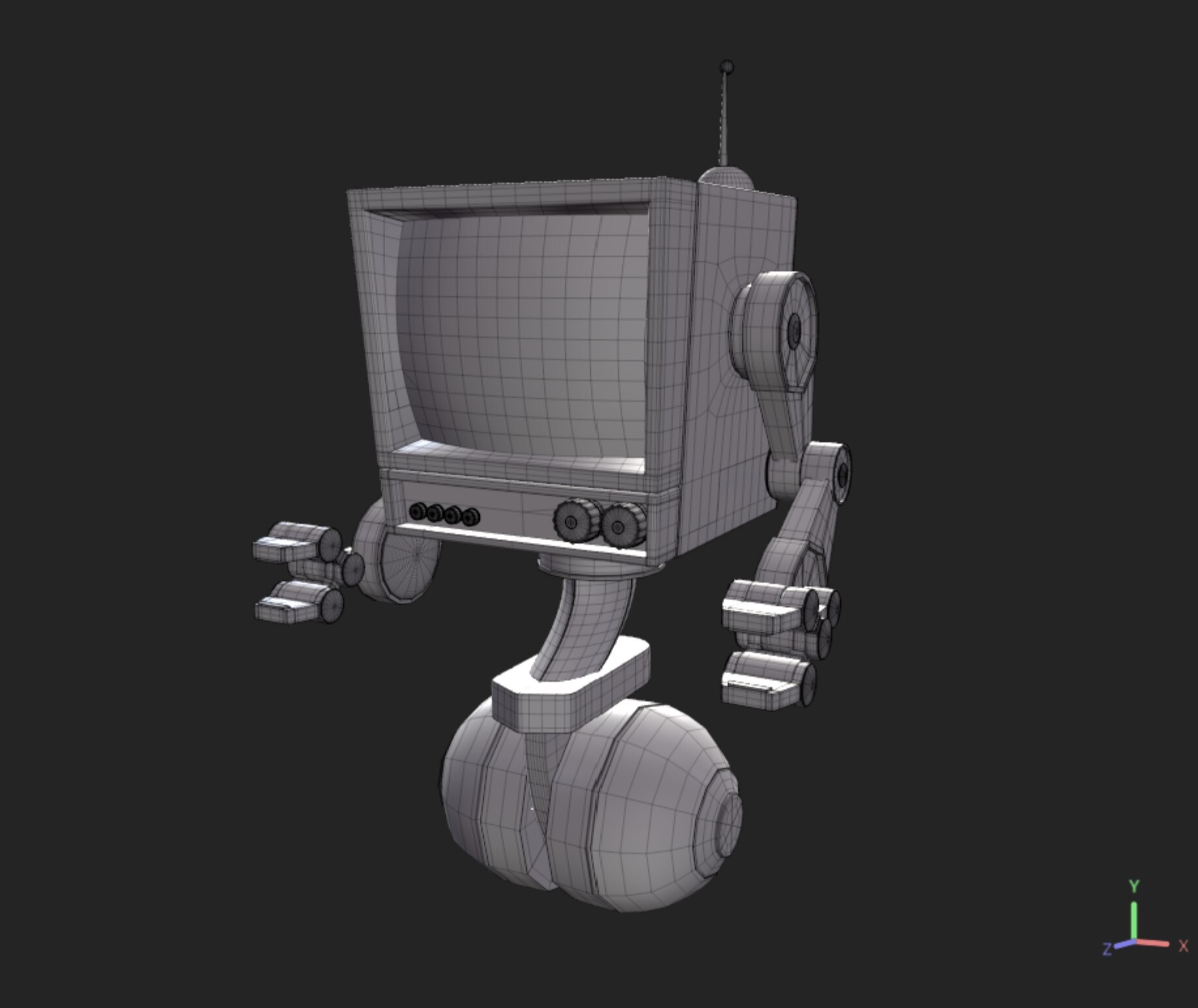 ArtStation - WIP: Scrap Bot