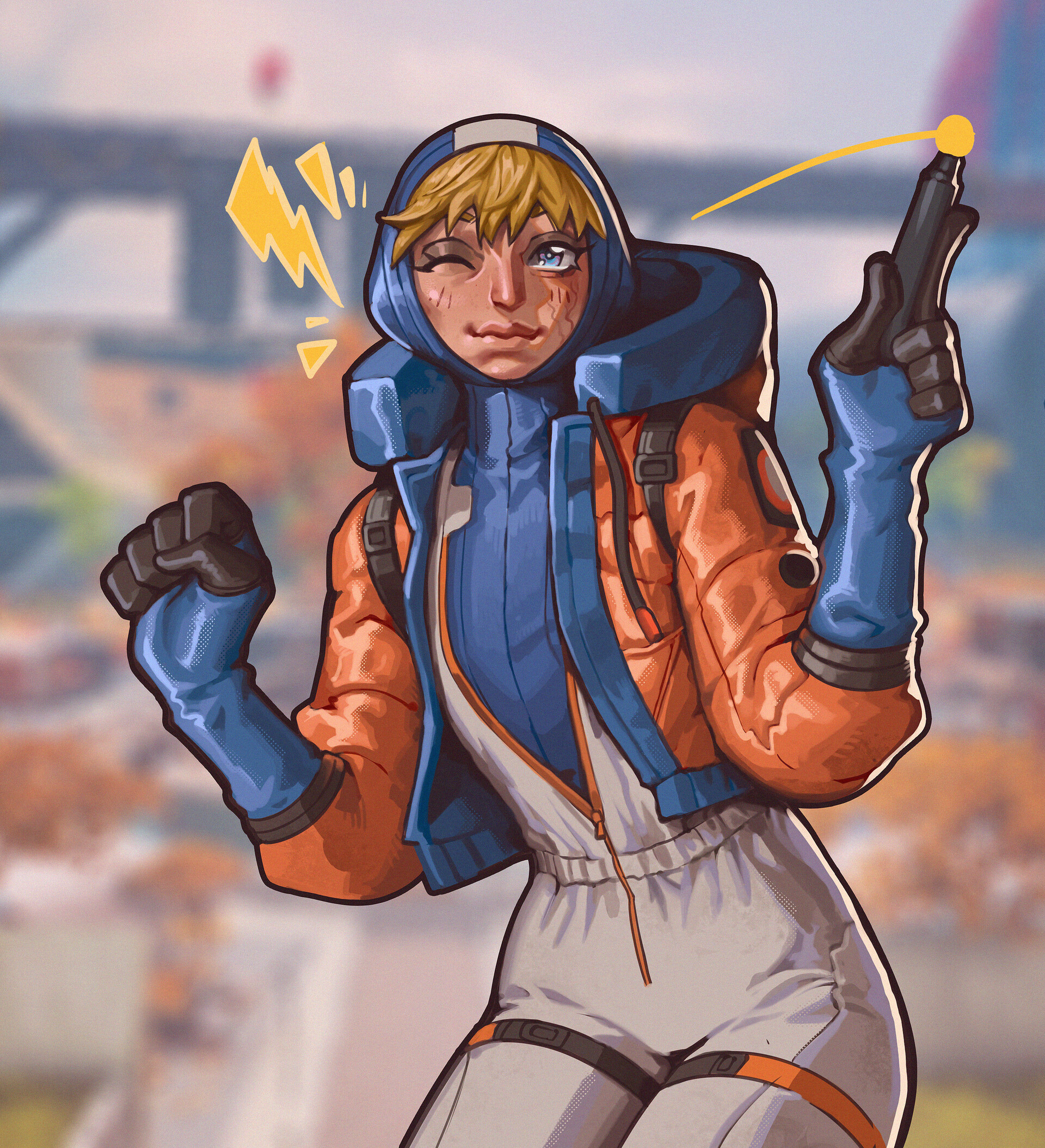 ArtStation - Wattson ( Apex Legends )
