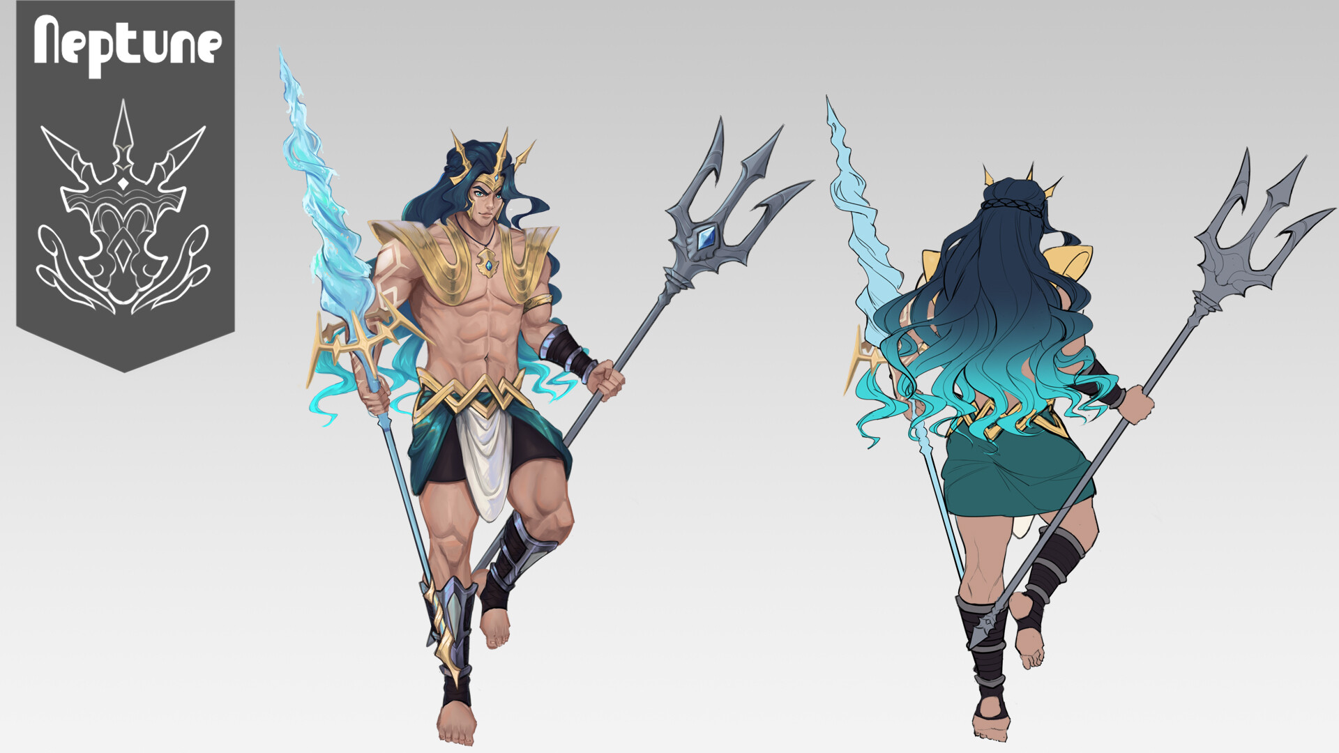 ArtStation - Neptune , the thunderous vortex