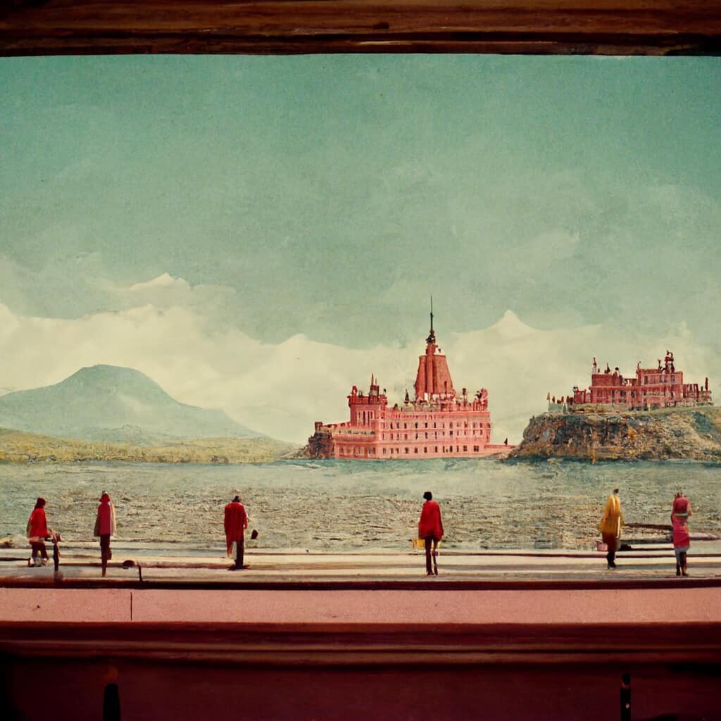 ArtStation - Wes Anderson Film Set