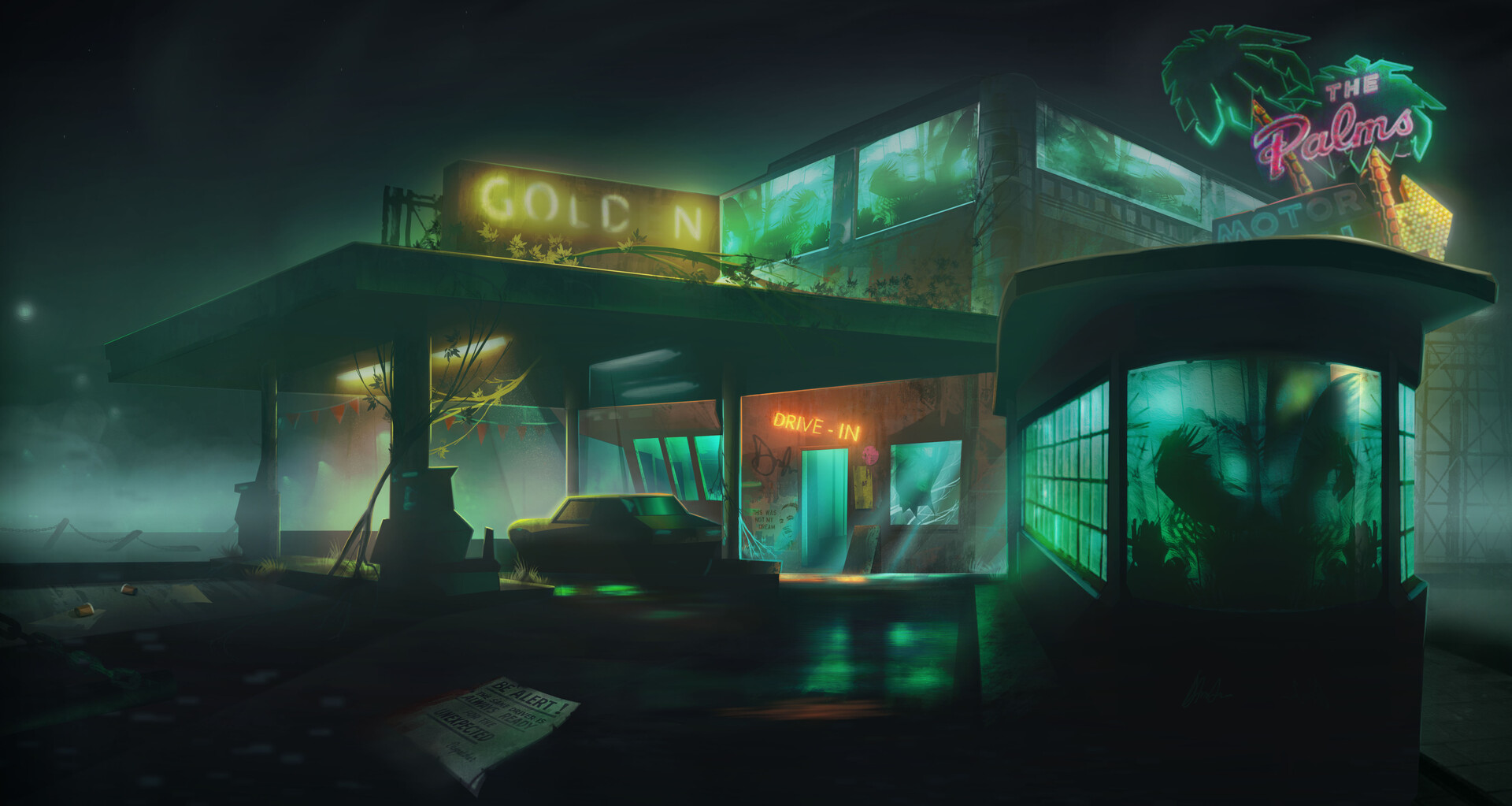 ArtStation - The sane driver is always ready for the unexpected - Daily from 2020